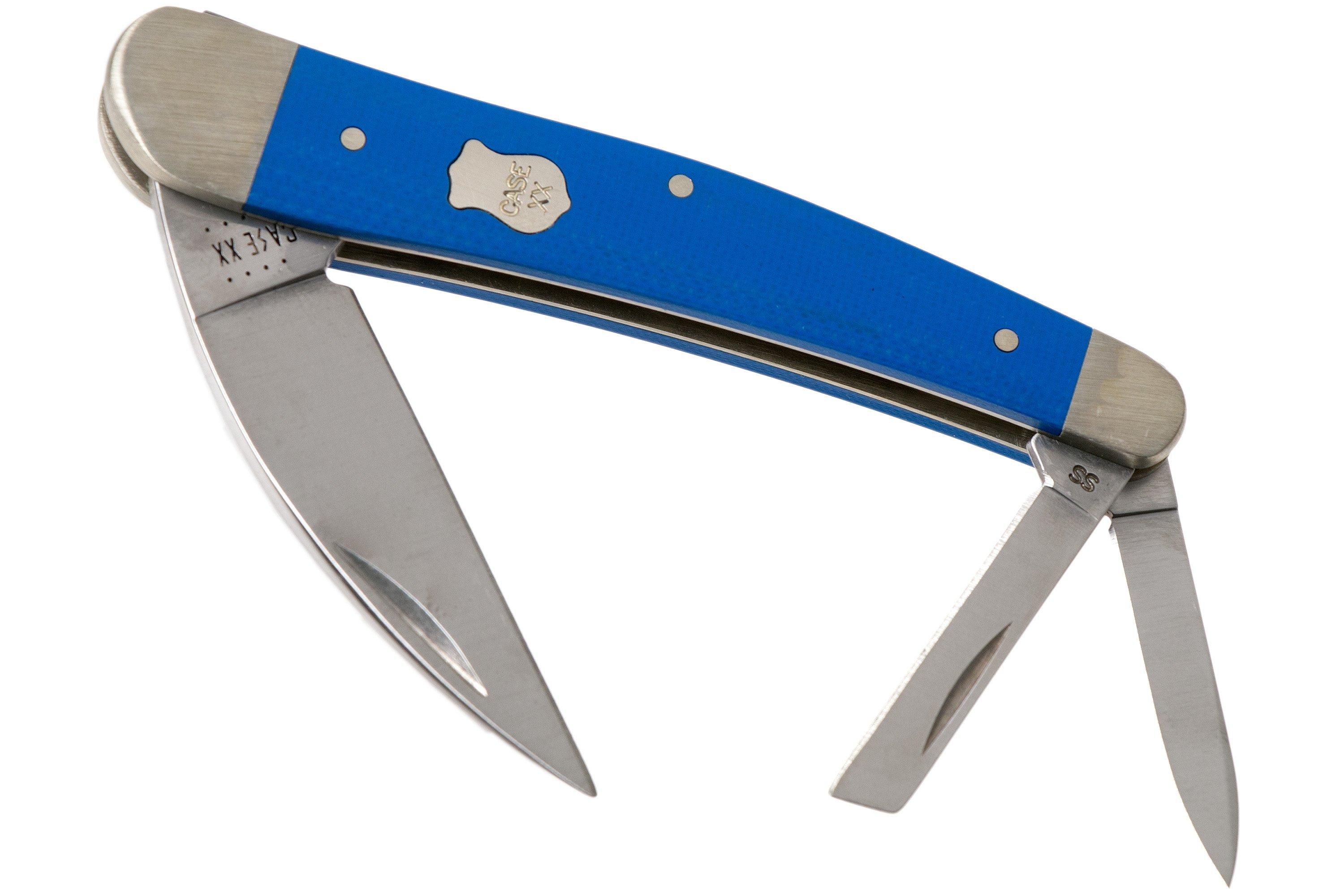 Case Seahorse Whittler, Blue G10, Smooth, 16747, 10355WH SS pocket ...