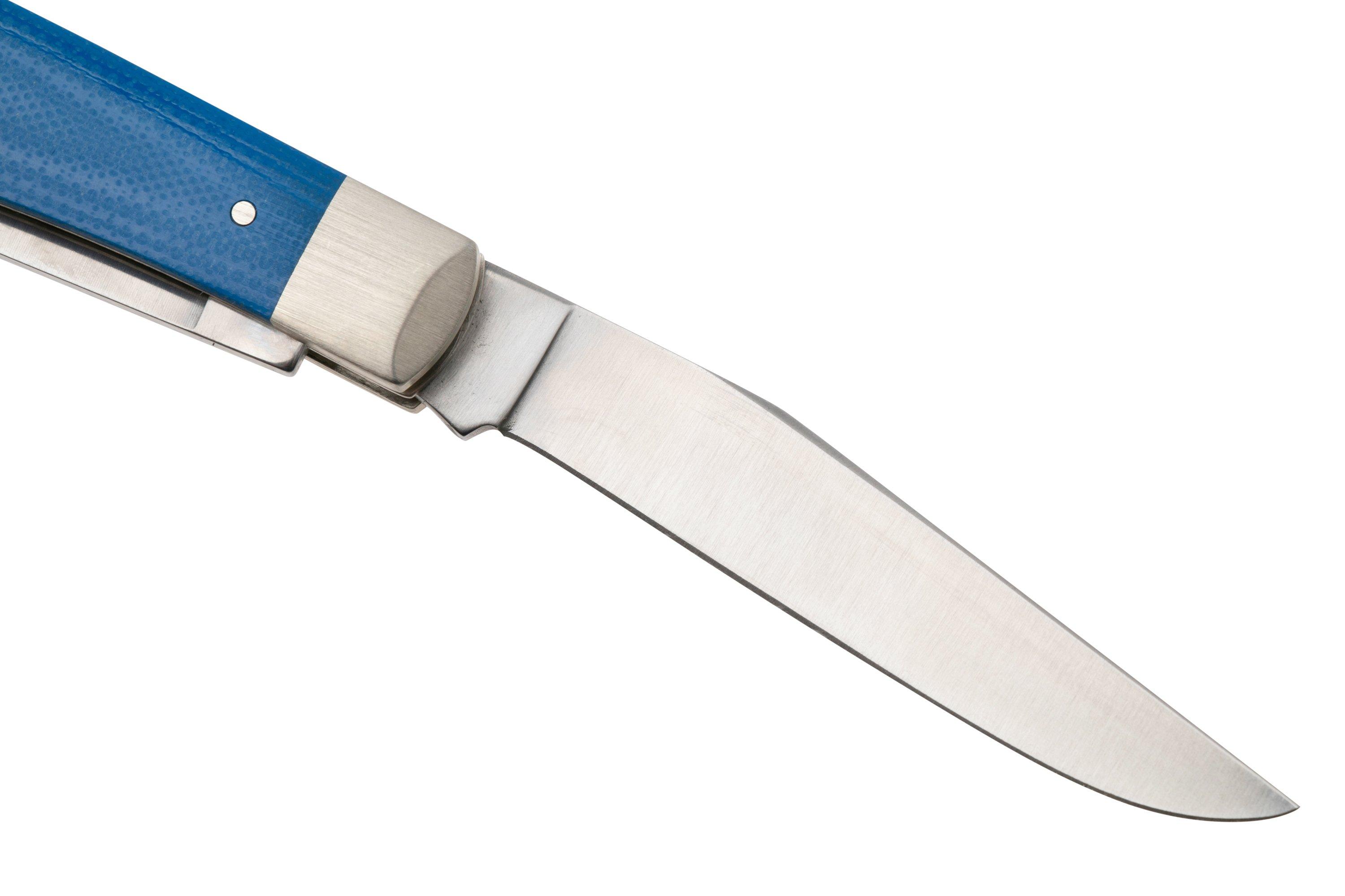 Case Trapper 16750 Blue G10 10254 SS pocket knife | Advantageously ...
