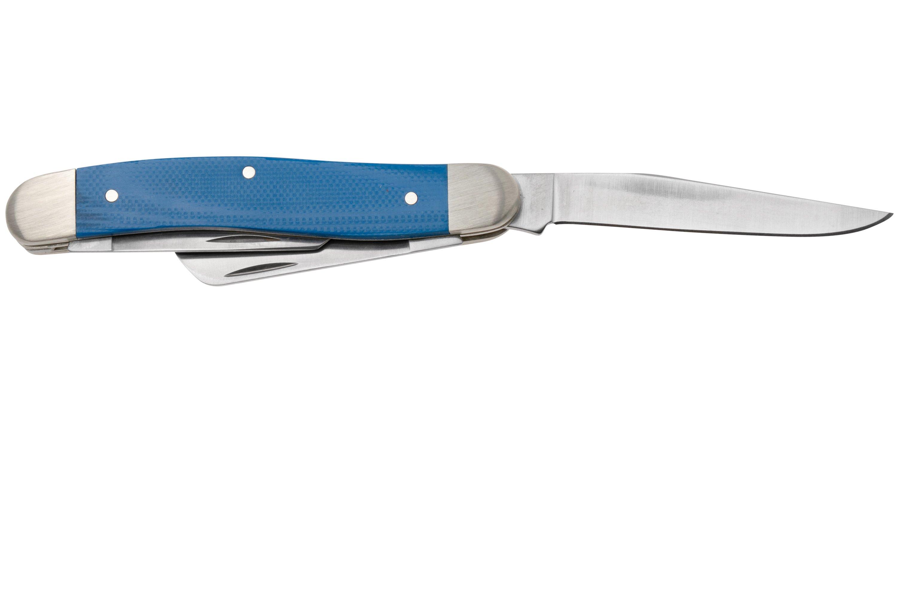 Case Medium Stockman 16752 Blue G10, 10318 SS pocket knife ...