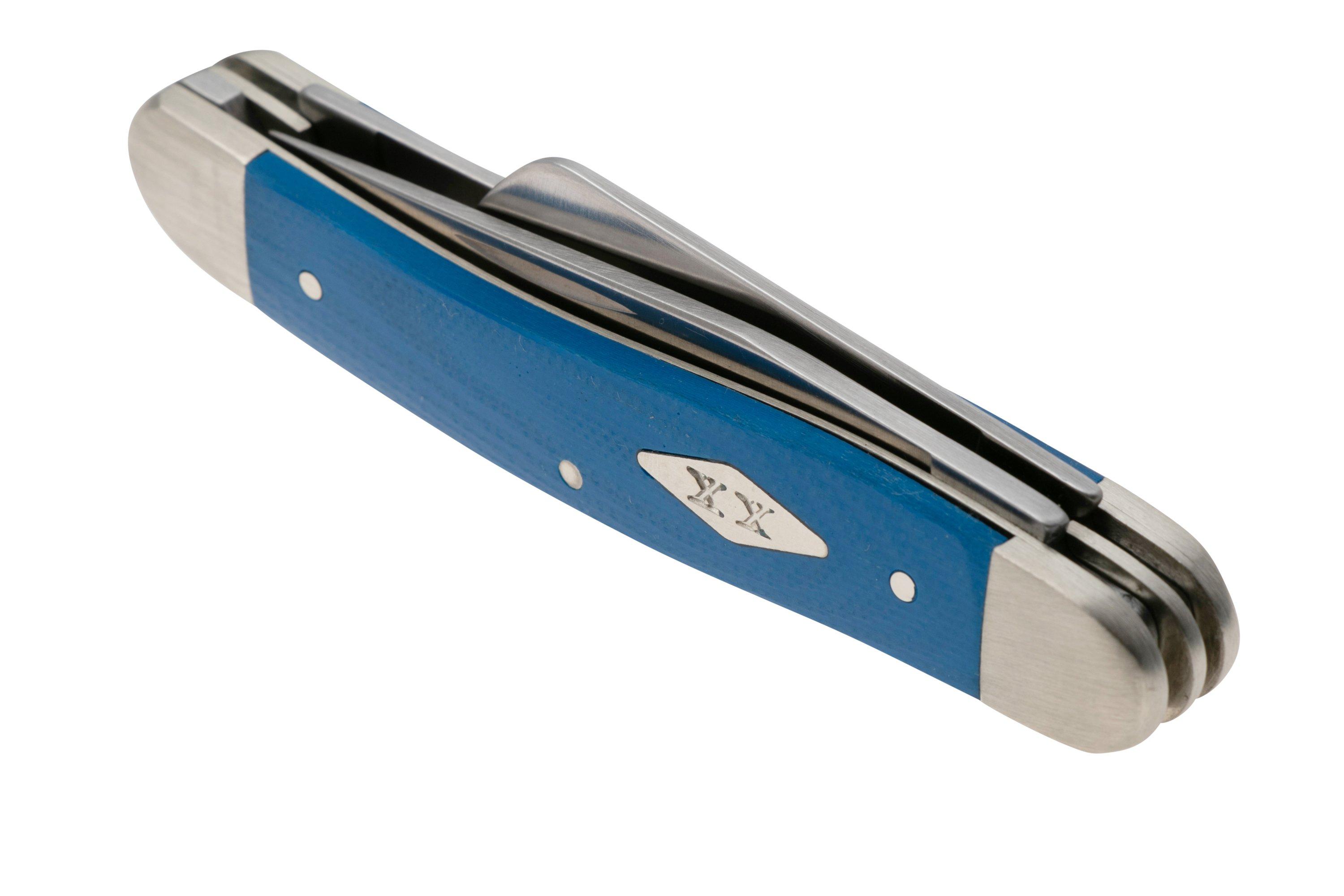Case Medium Stockman 16752 Blue G10, 10318 SS pocket knife ...