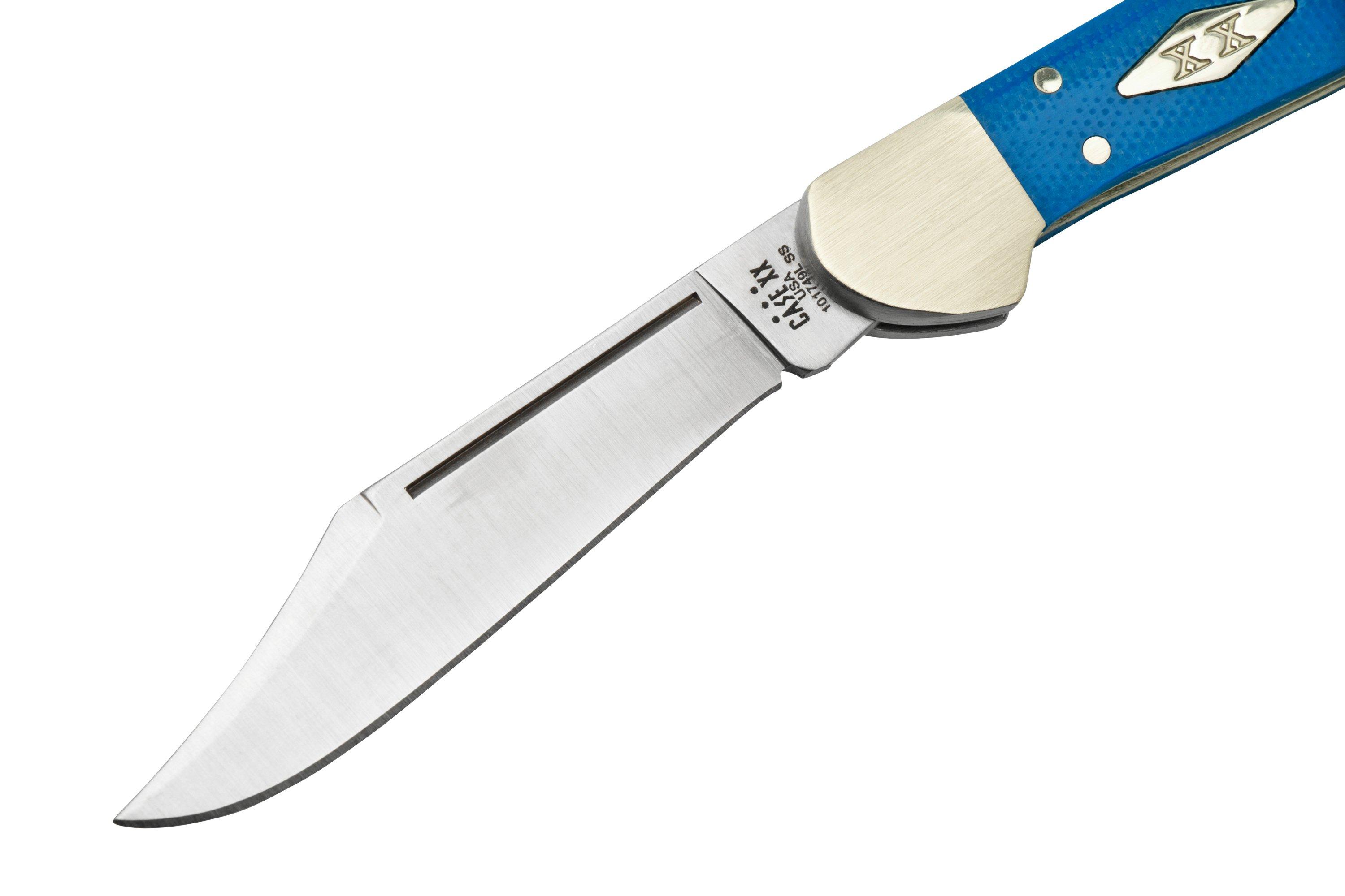 Case Mini CopperLock 16754 Blue G10, pocket knife | Advantageously ...