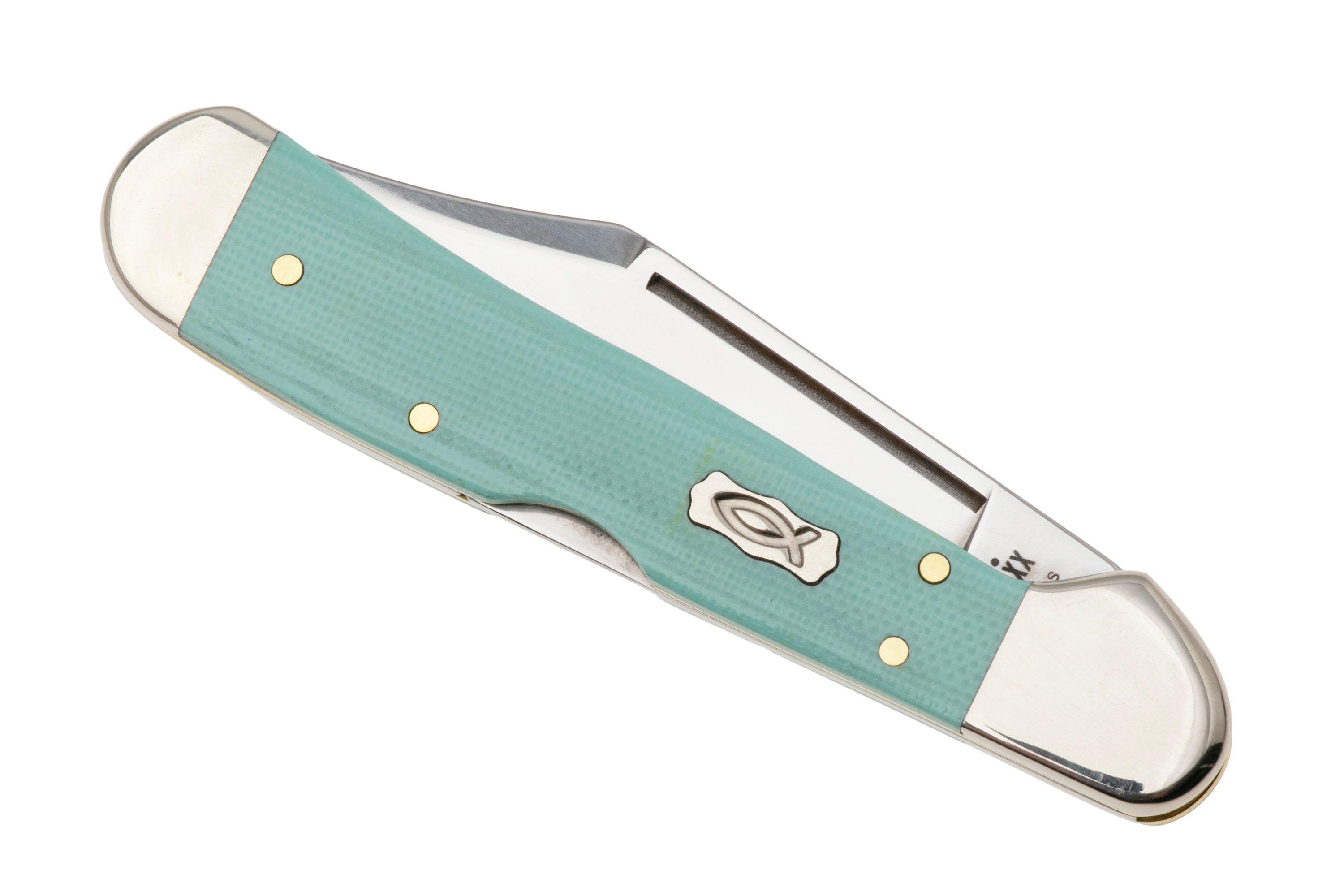 Case Mini CopperLock Smooth Seafoam Green G-10, 18109, 101749L SS ...