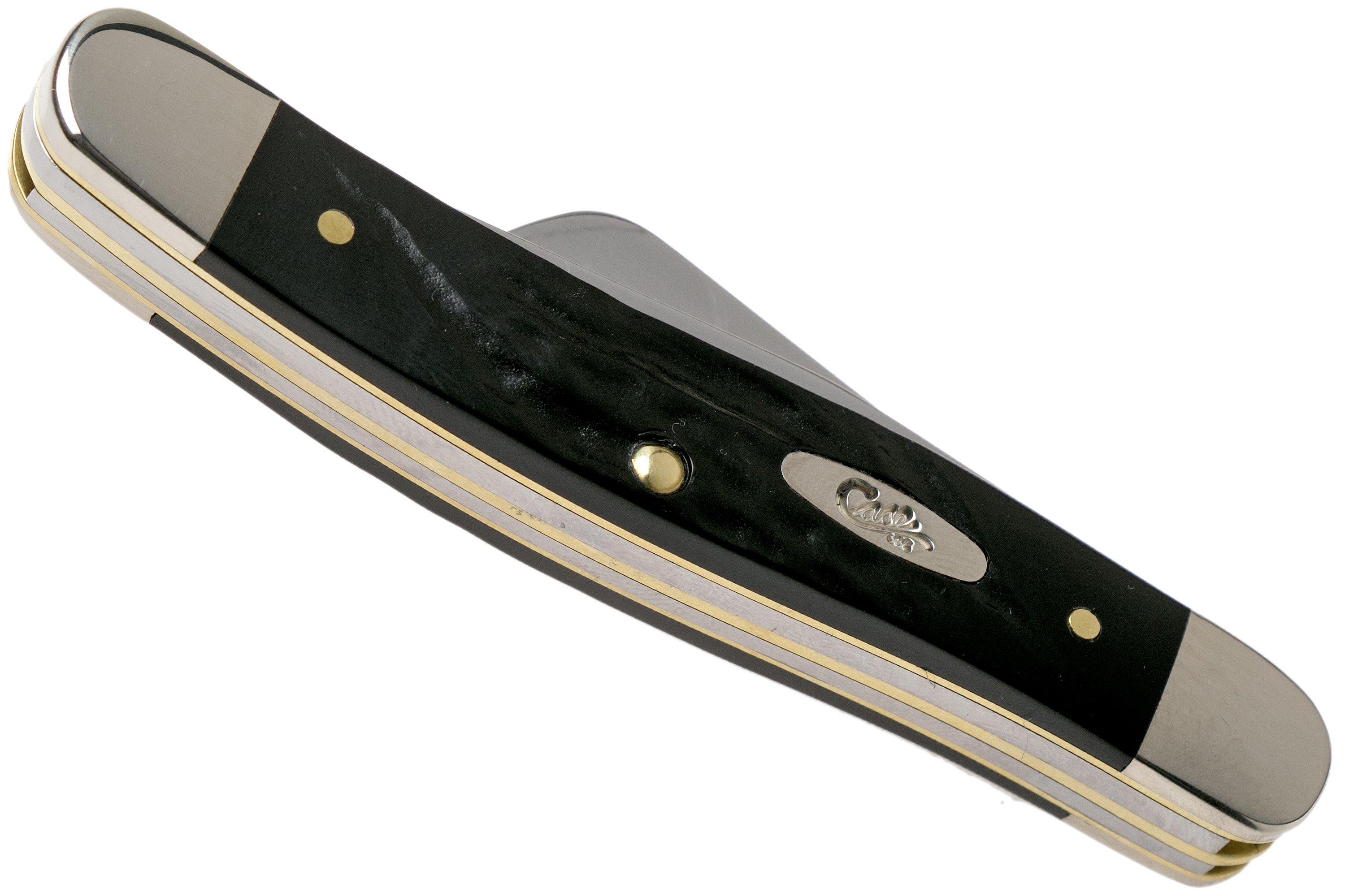 Case Medium Stockman Rough Black Synthetic, 18222, 6318 SS pocket knife ...
