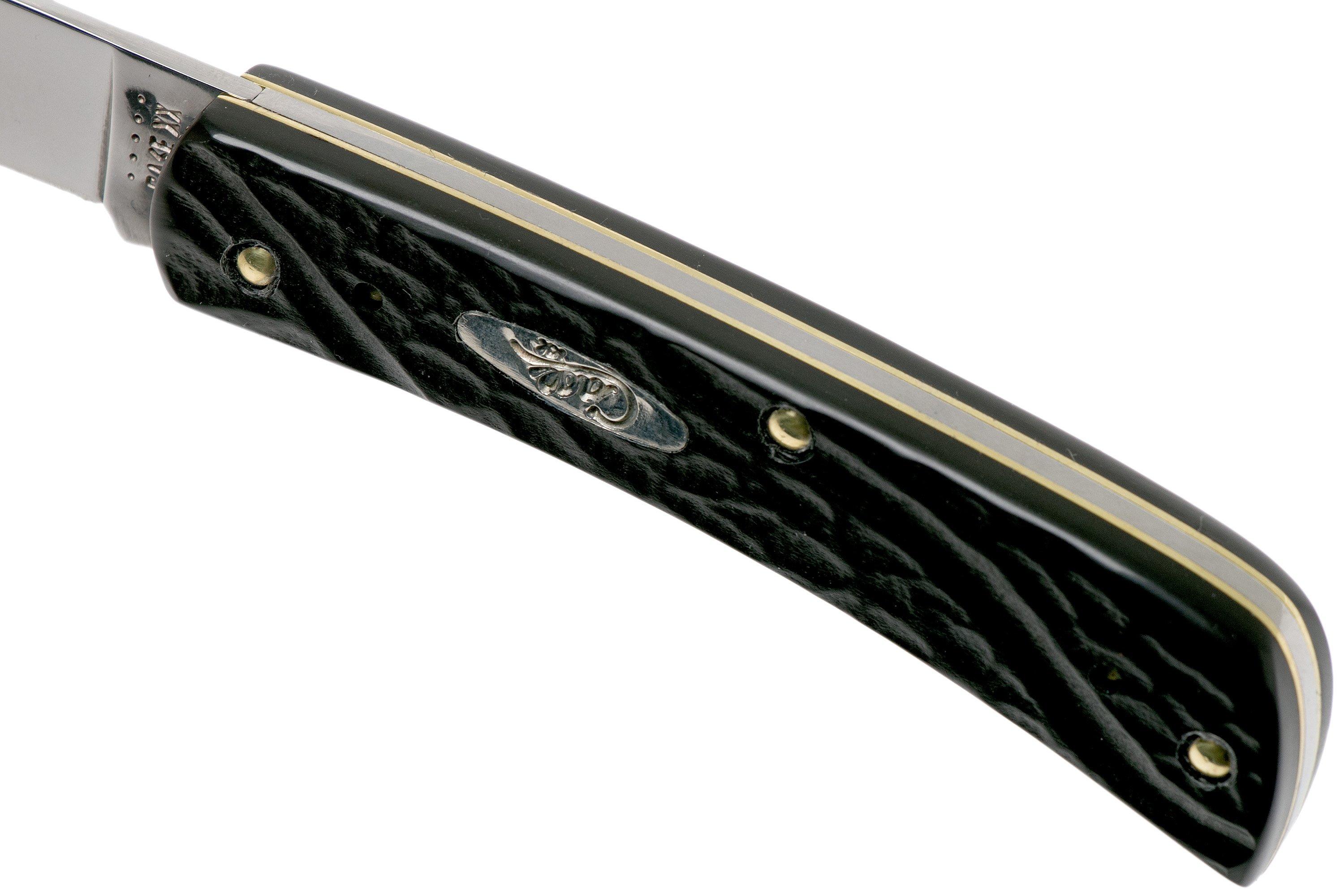 Case Sod Buster Jr. Rough Black Synthetic, 18229, 6137 SS pocket knife ...