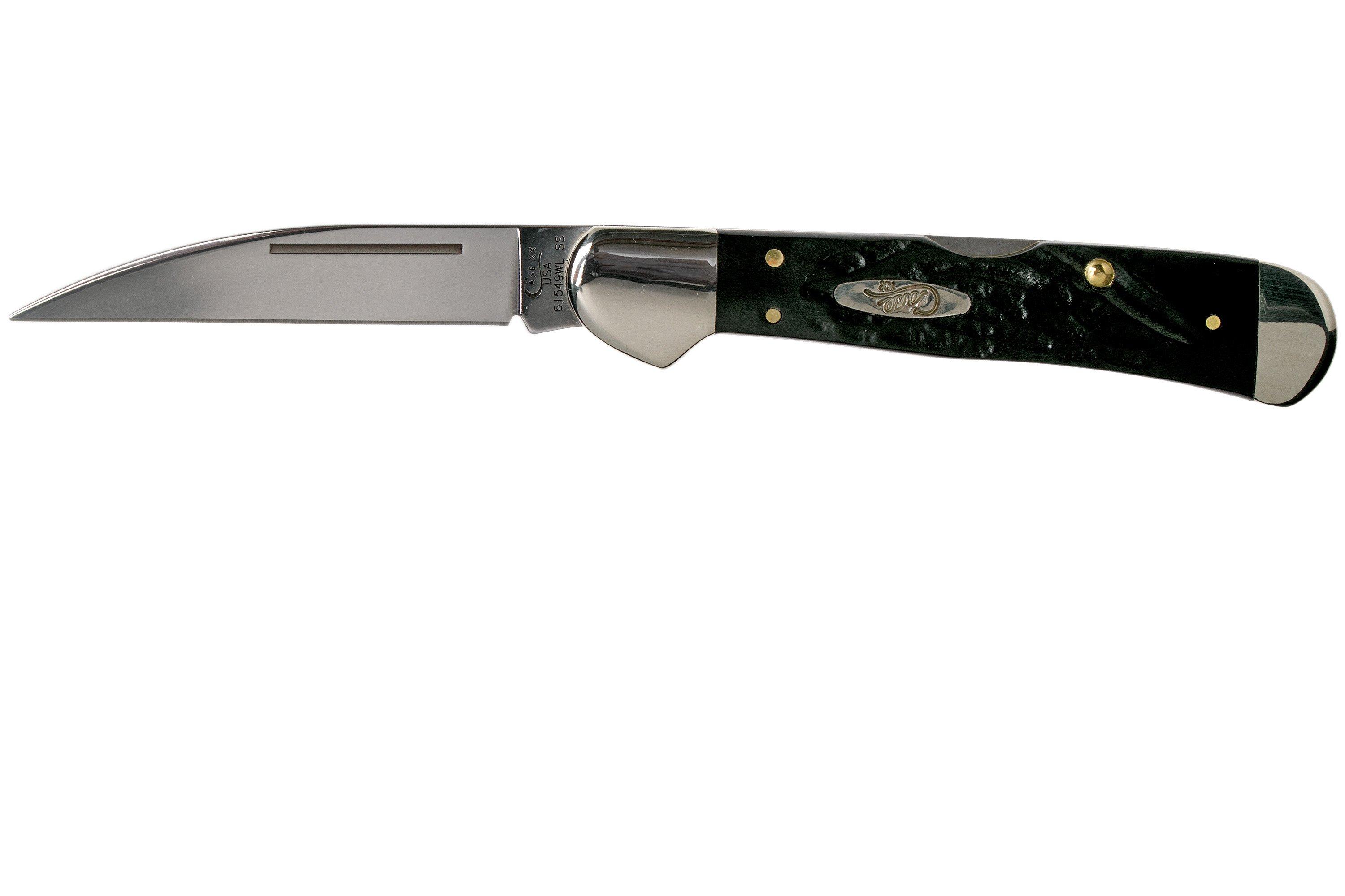 Case Copperlock Rough Black Synthetic, 18233, 61549WL SS pocket knife ...