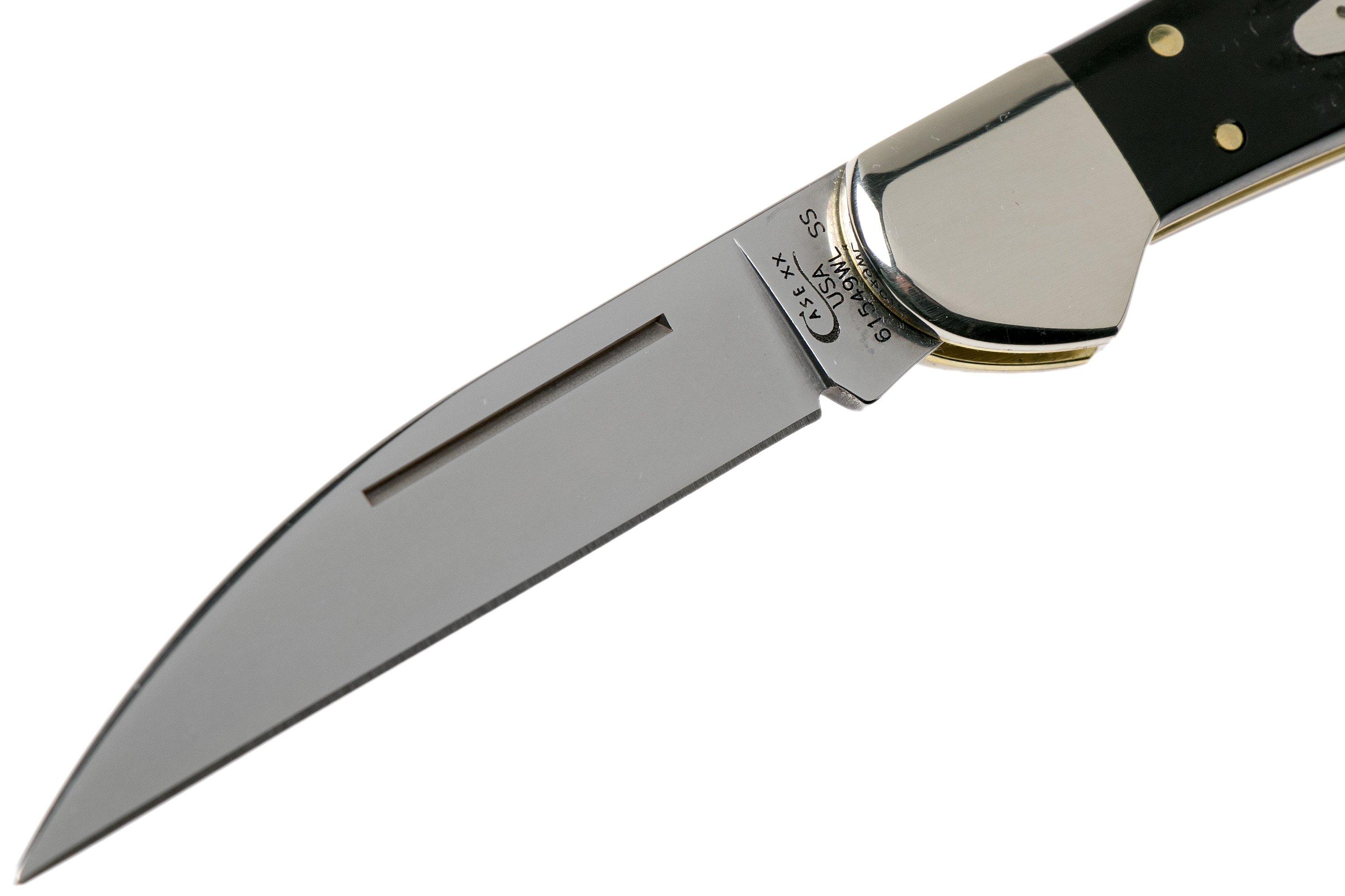 Case Copperlock Rough Black Synthetic, 18233, 61549WL SS pocket knife ...