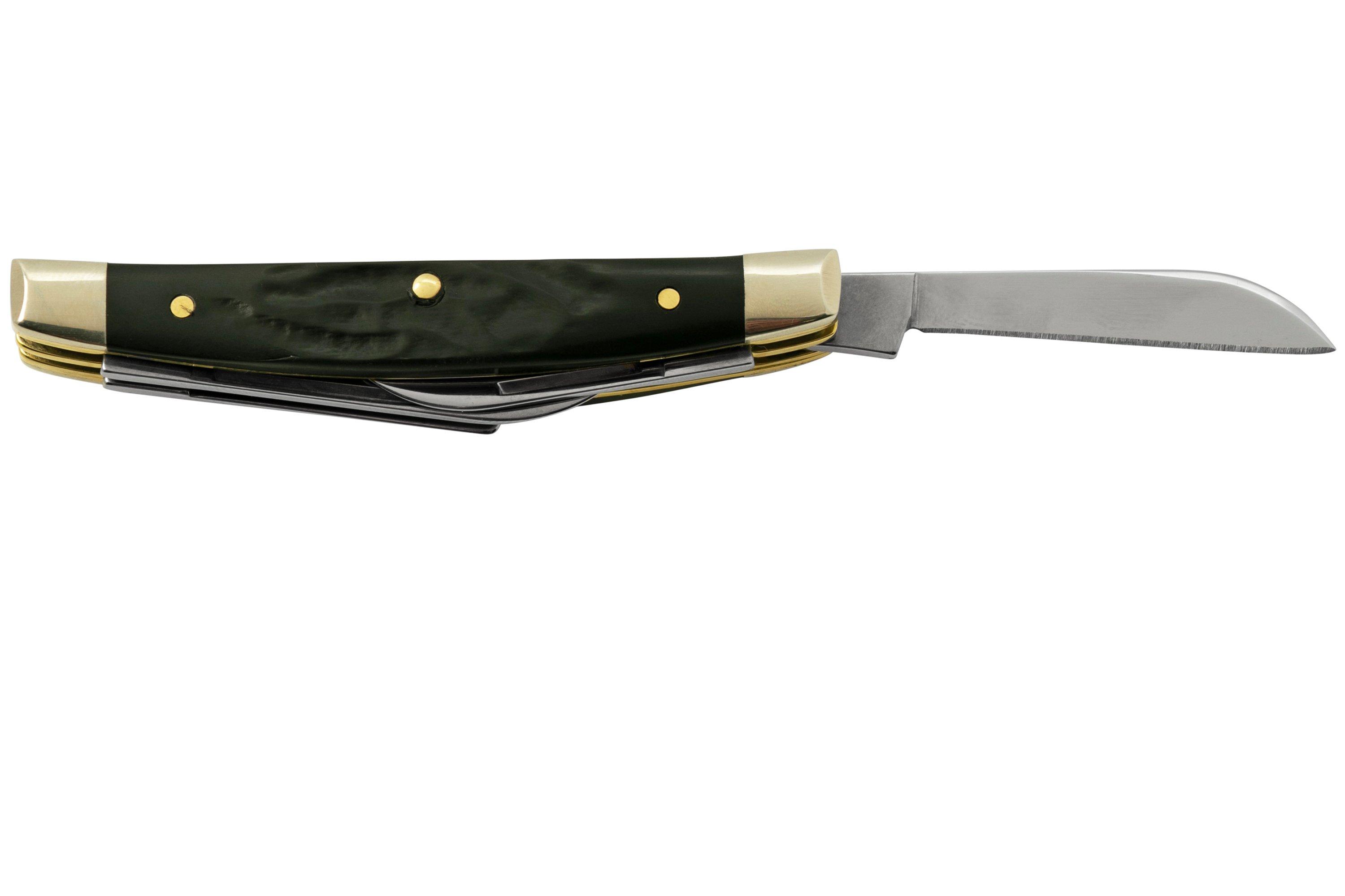 Case Small Congress, 18238, Jigged Rough Black Synthetic, 6468 SS ...