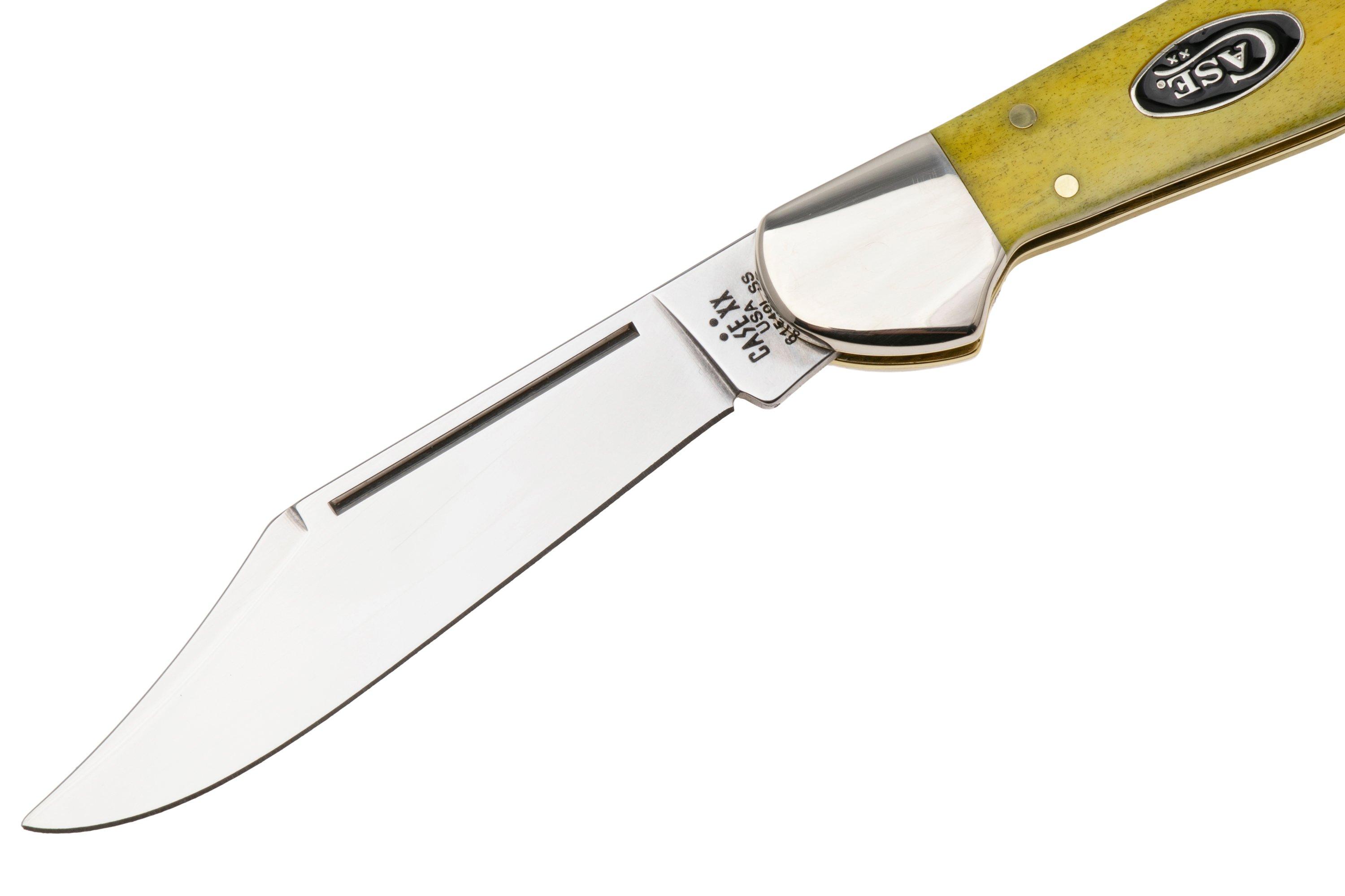 Case CopperLock Smooth Yellow Bone, 20025, 61549L SS pocket knife | Advantageously shopping at ...