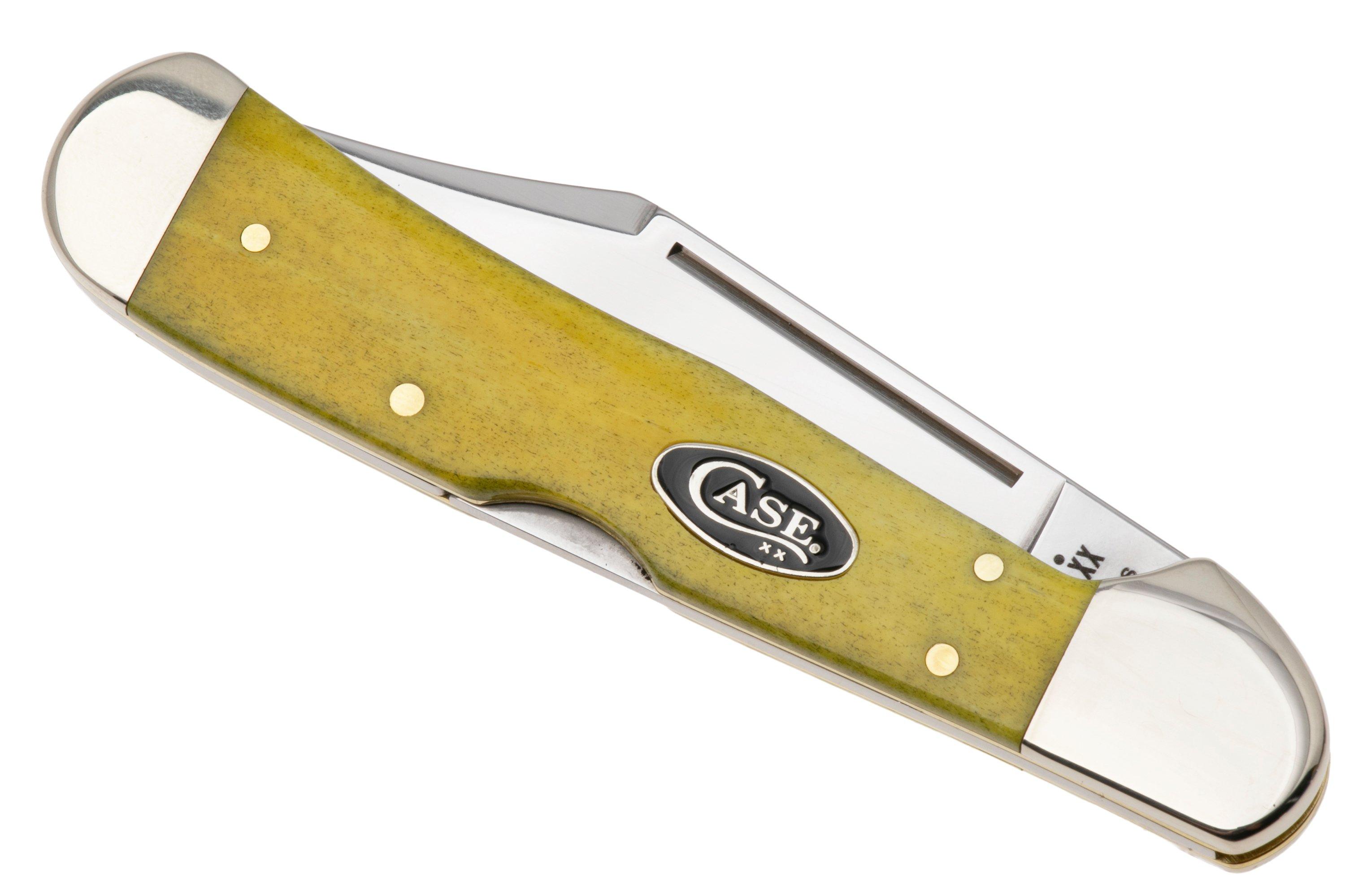 Case CopperLock Smooth Yellow Bone, 20025, 61549L SS pocket knife ...