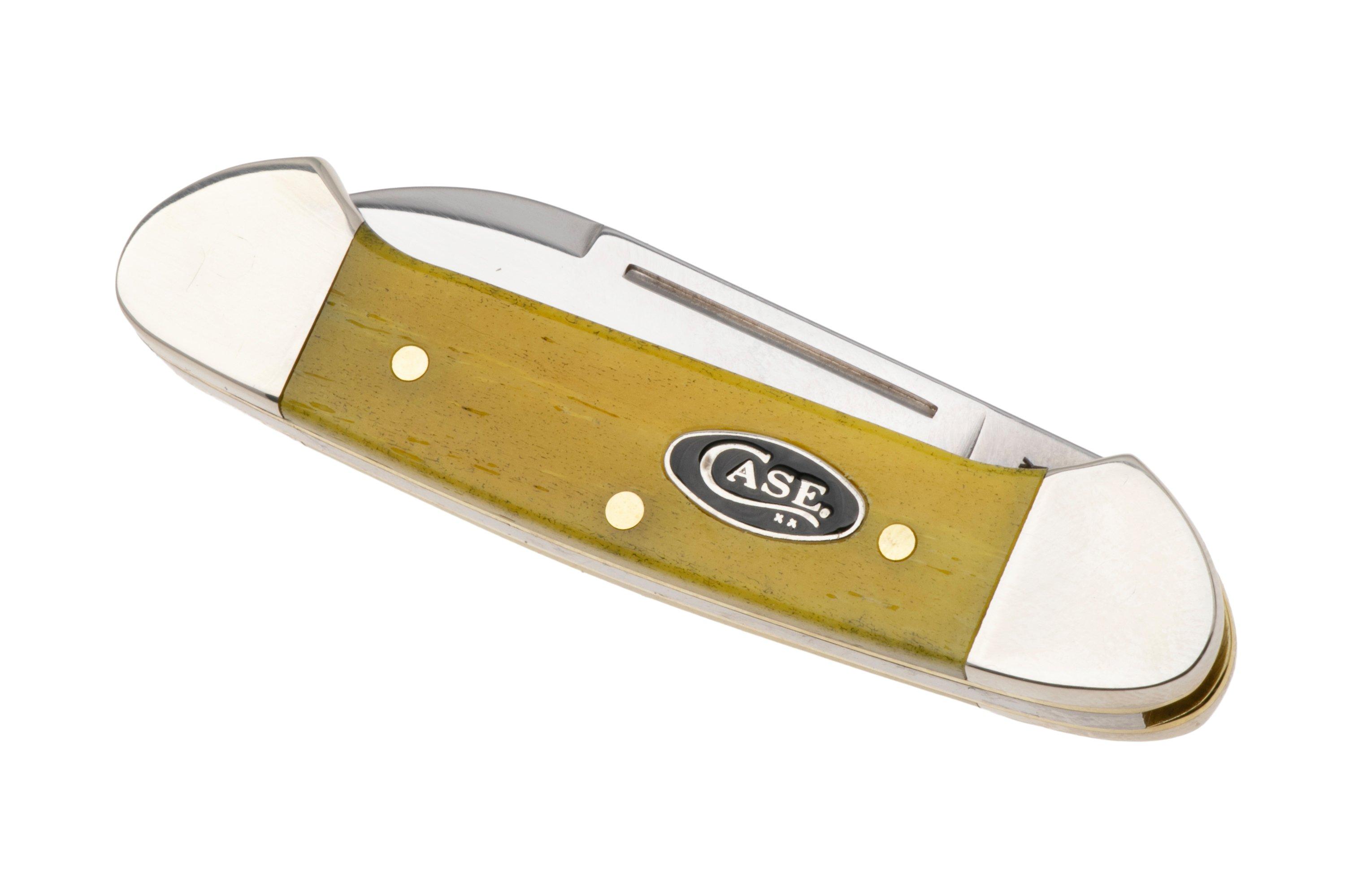 Case Baby Butterbean Smooth Yellow Bone, 20027, 62132 SS pocket knife ...
