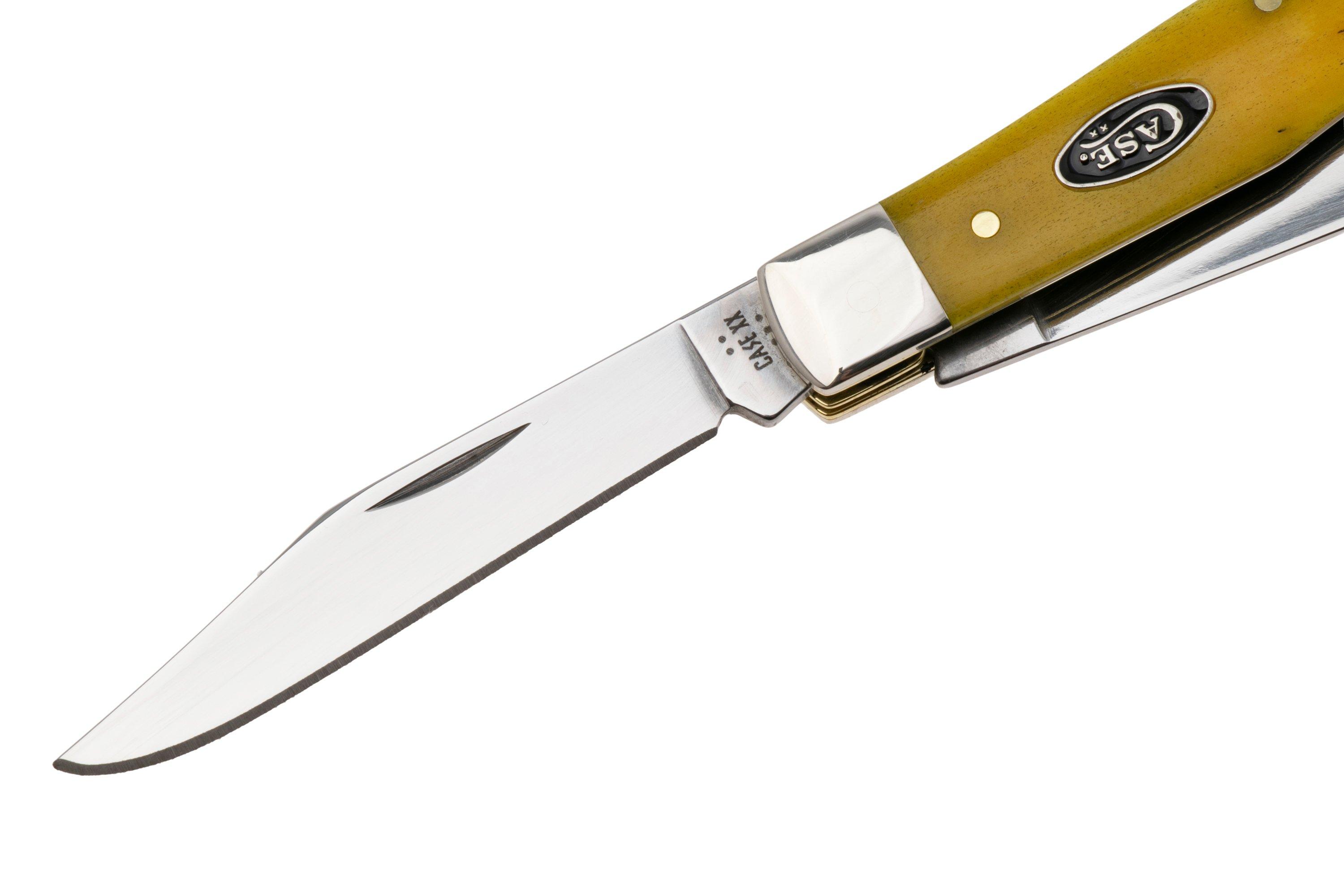 Case Medium Stockman Smooth Yellow Bone, 20029, 63032 SS pocket knife ...