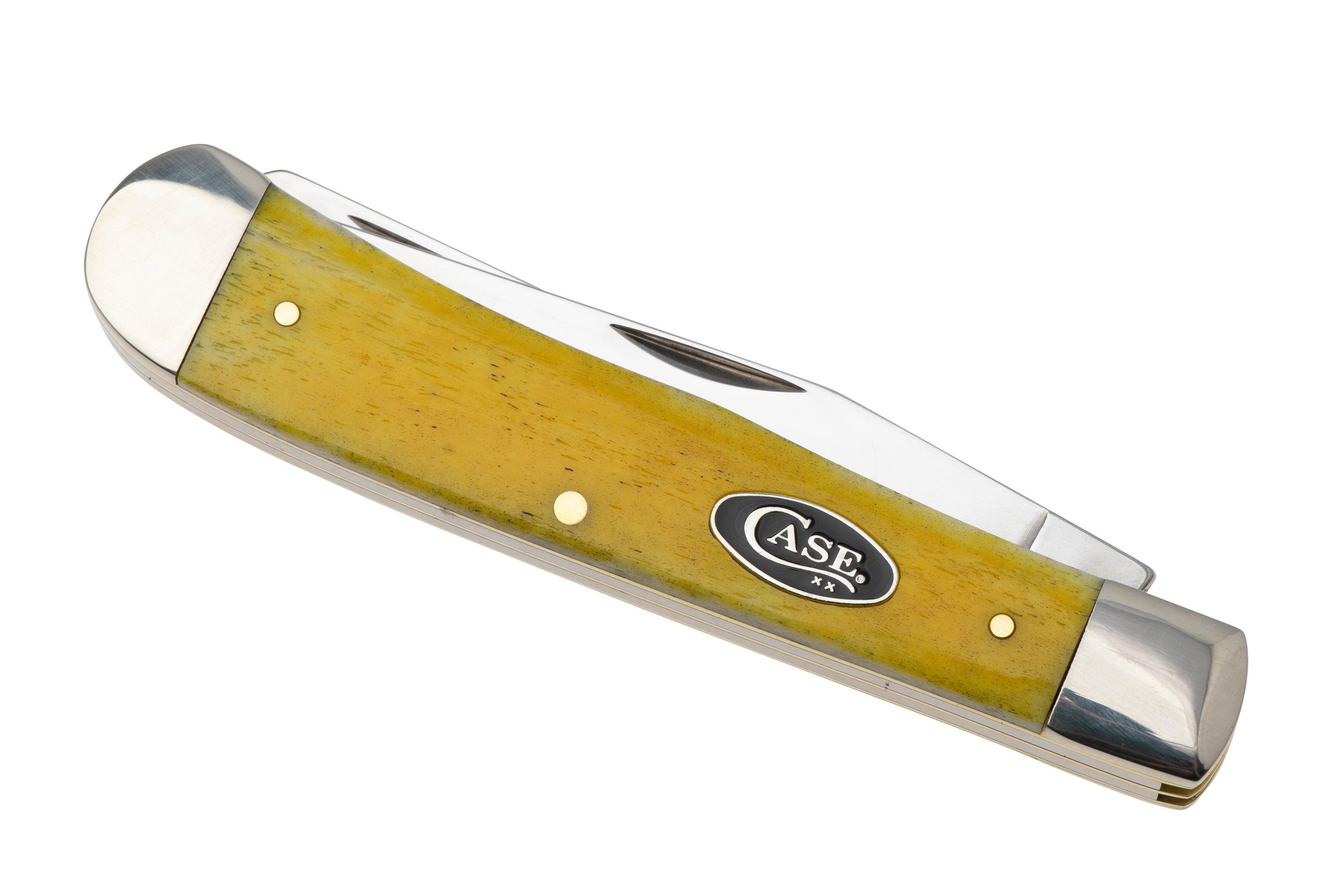 Case Trapper 20030 Smooth Yellow Bone 6254 SS, pocket knife ...
