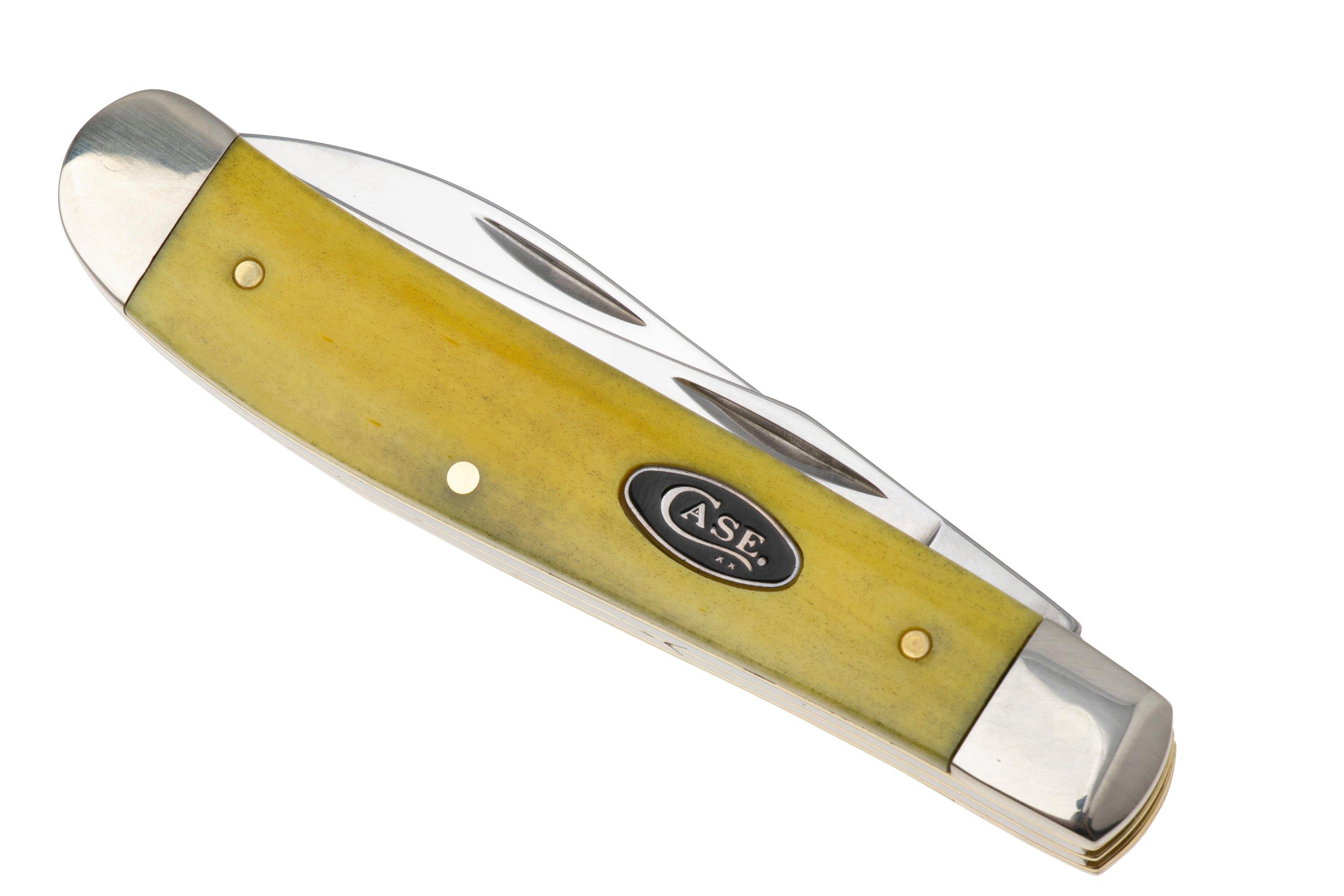 Case Mini Trapper 20031 Smooth Yellow Bone 6207W SS, pocket knife ...