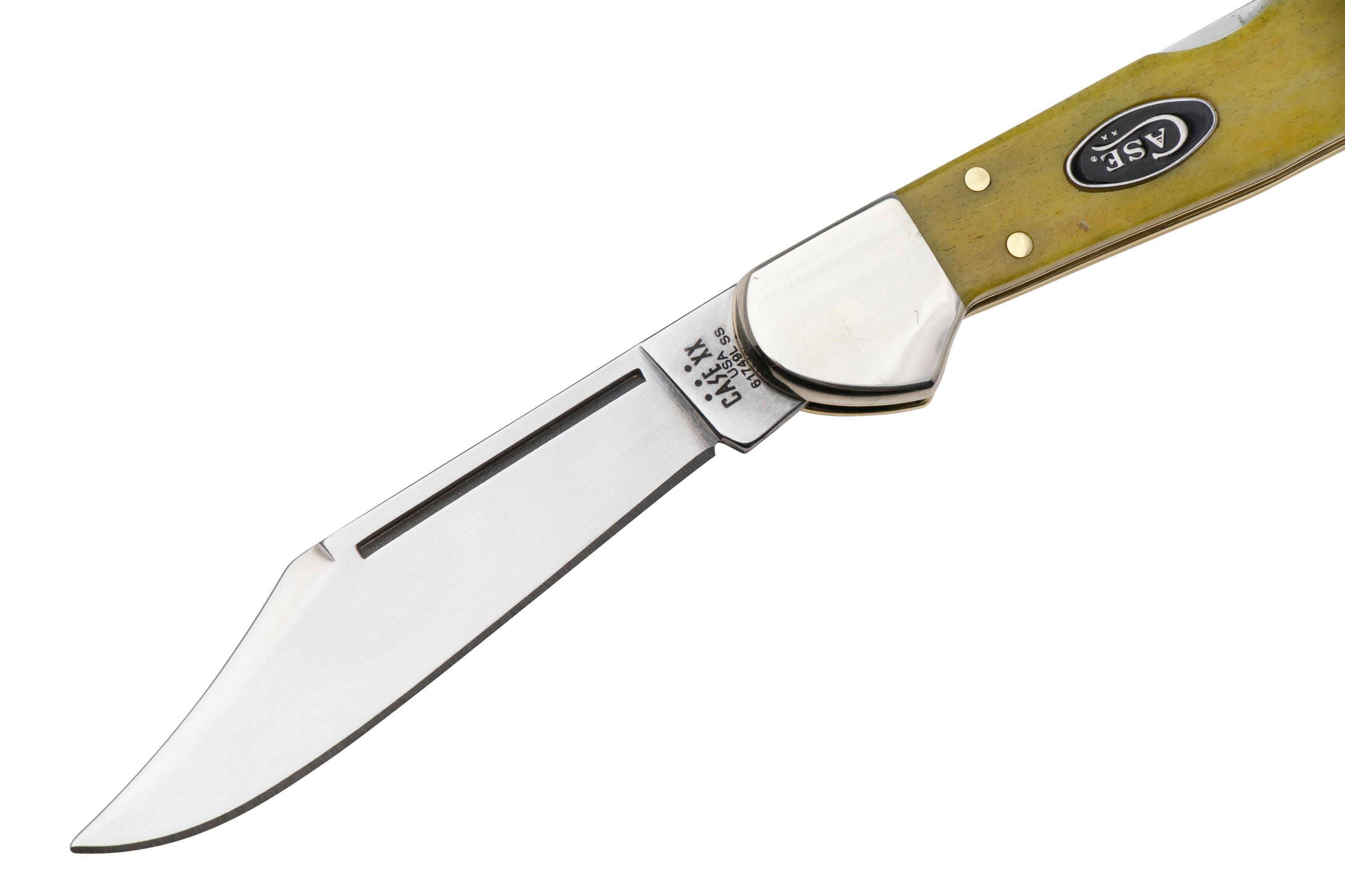 Case Mini CopperLock 20034 Smooth Yellow Bone 61749L SS, pocket knife ...