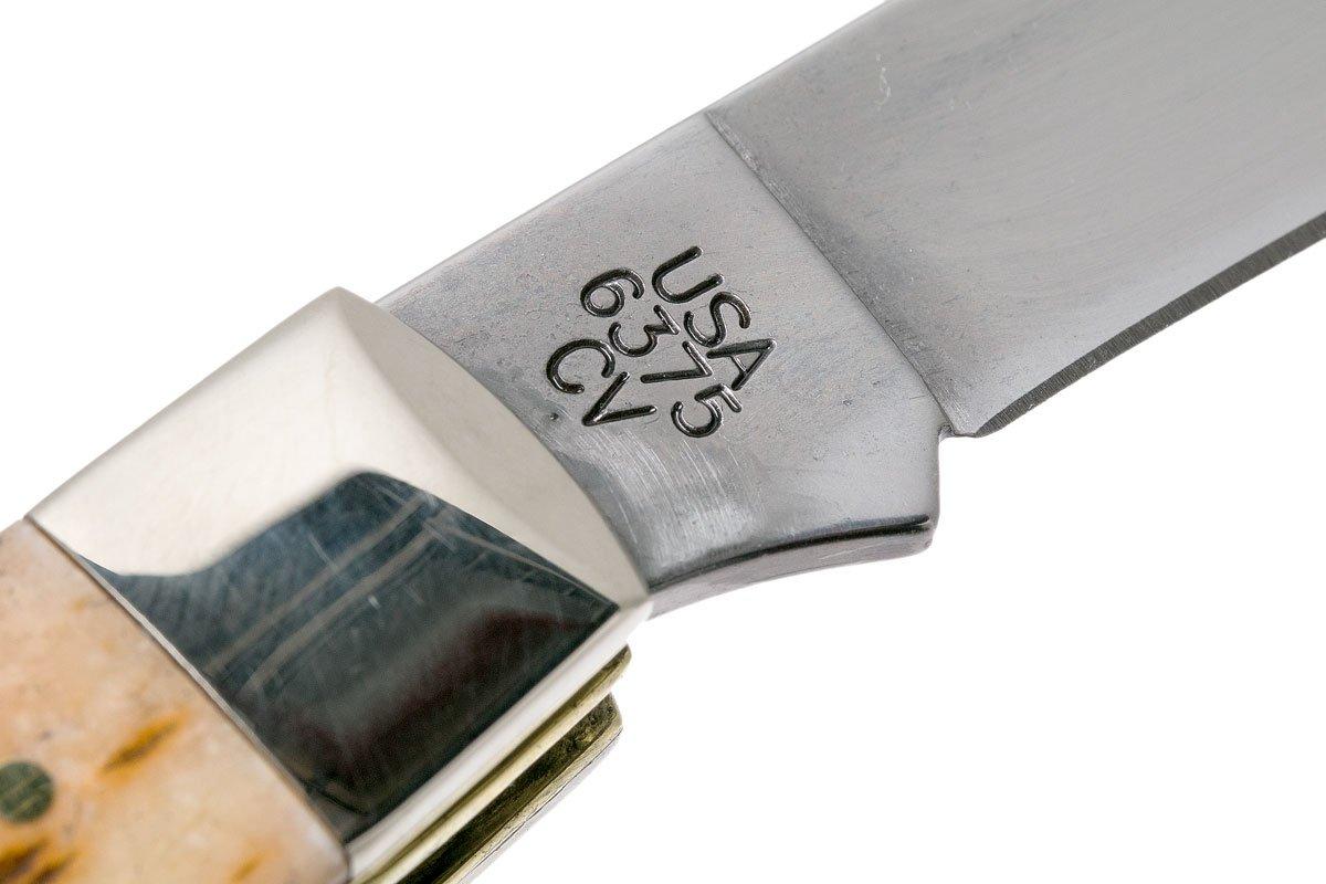 Case Large Stockman Amber Jigged Bone, 00204, 6375 CV pocket knife ...