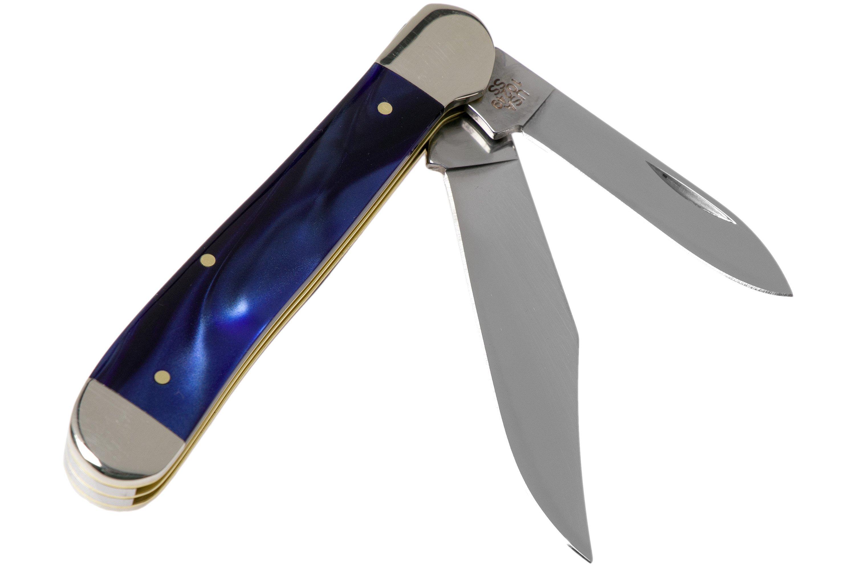 Case Copperhead Blue Pearl Kirinite, 23441, 10249 SS pocket knife ...