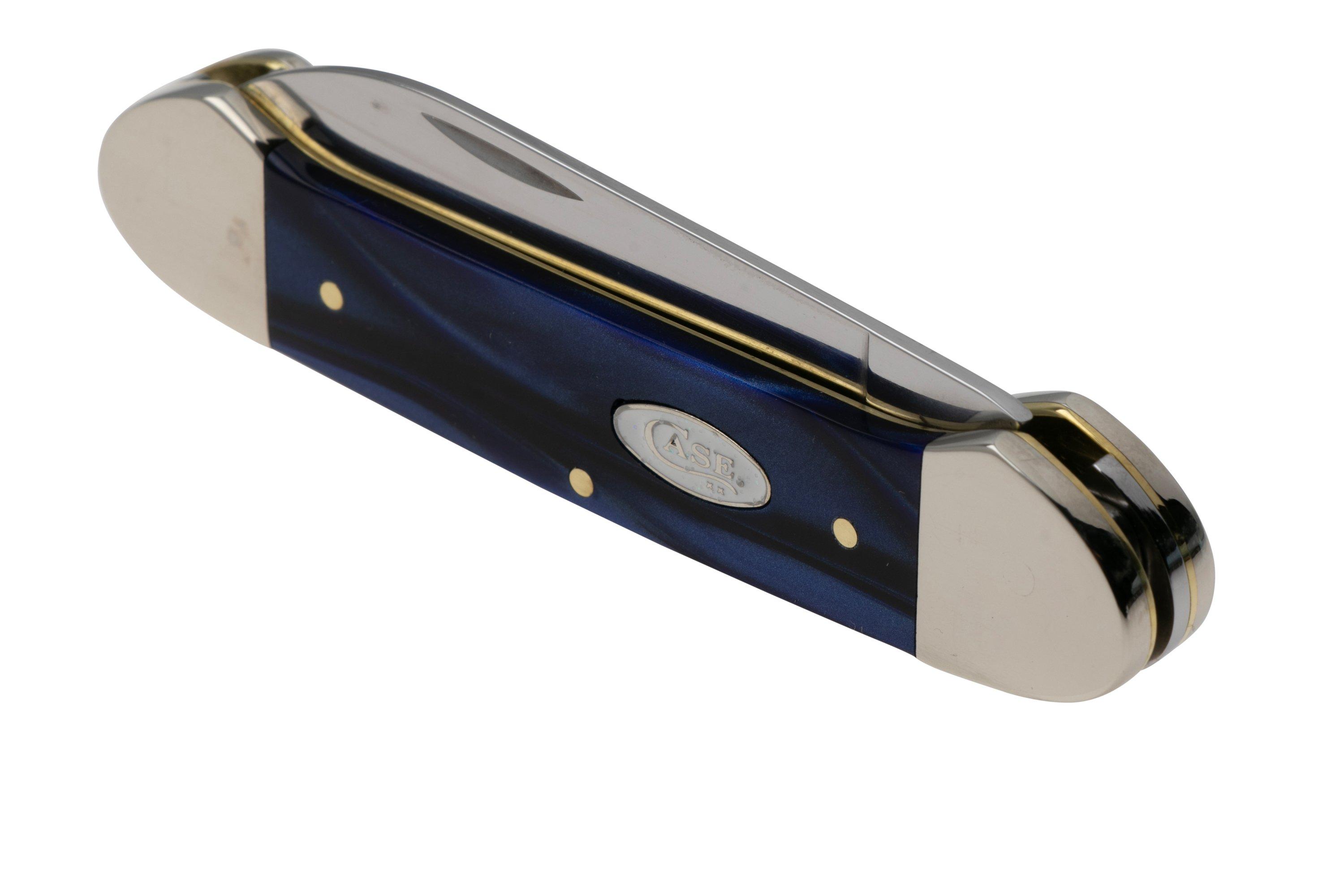 Case Canoe 23447 Blue Pearl Kirinite 102131 SS pocket knife ...