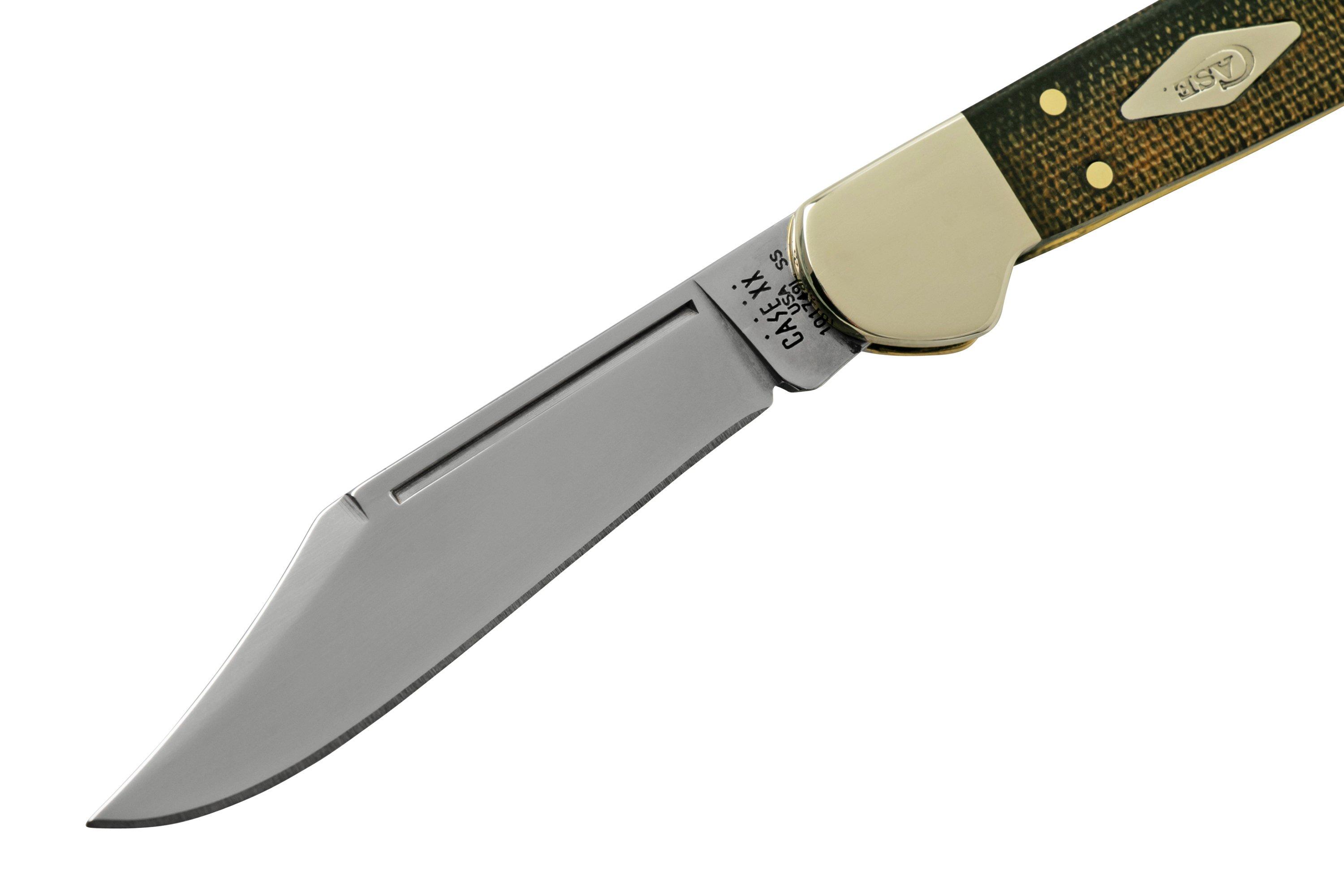 Case Mini CopperLock 23475 Green and Black Micarta, pocket knife ...
