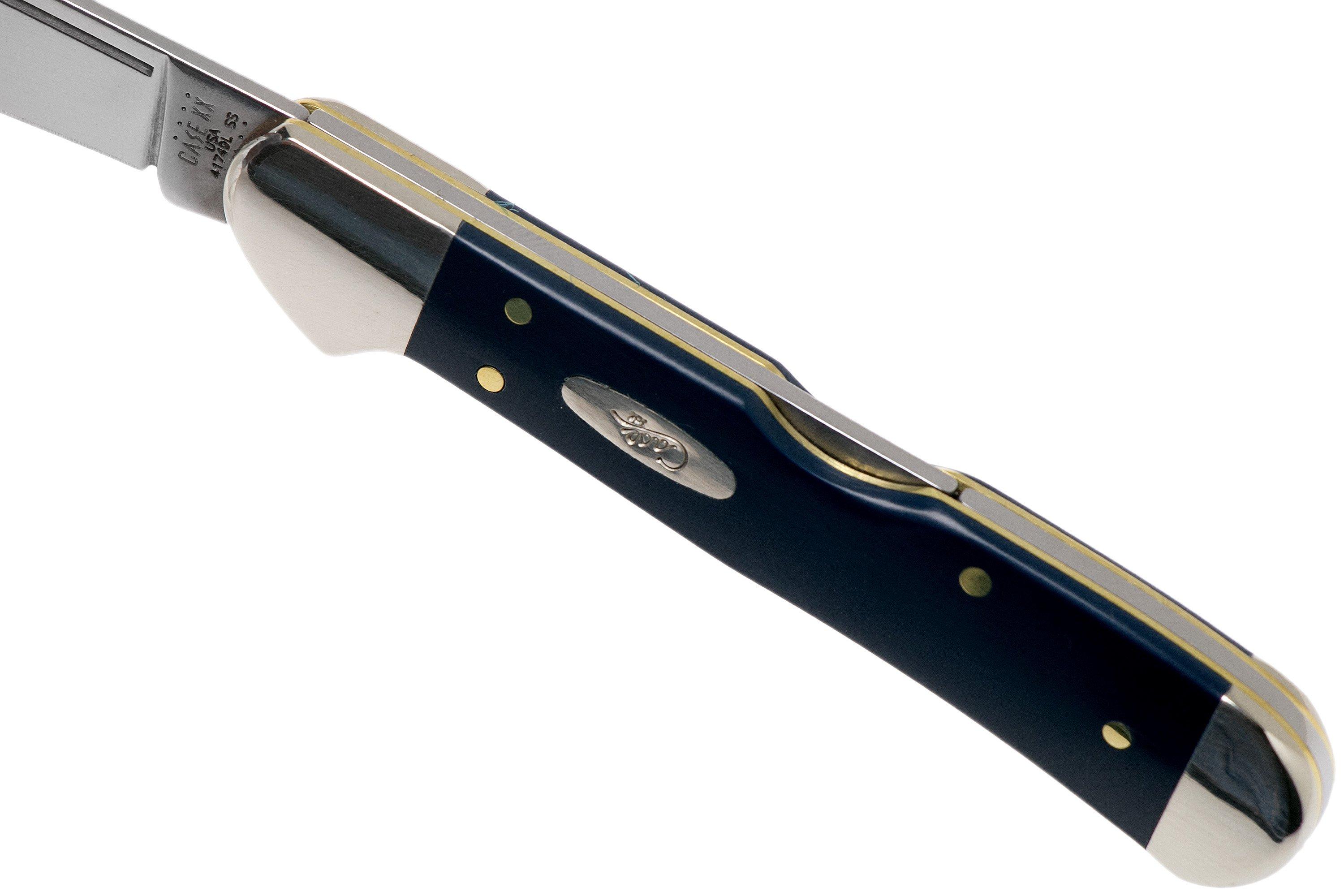 Case Mini Copperlock Navy Blue Synthetic, 23616, 41749L SS pocket knife ...