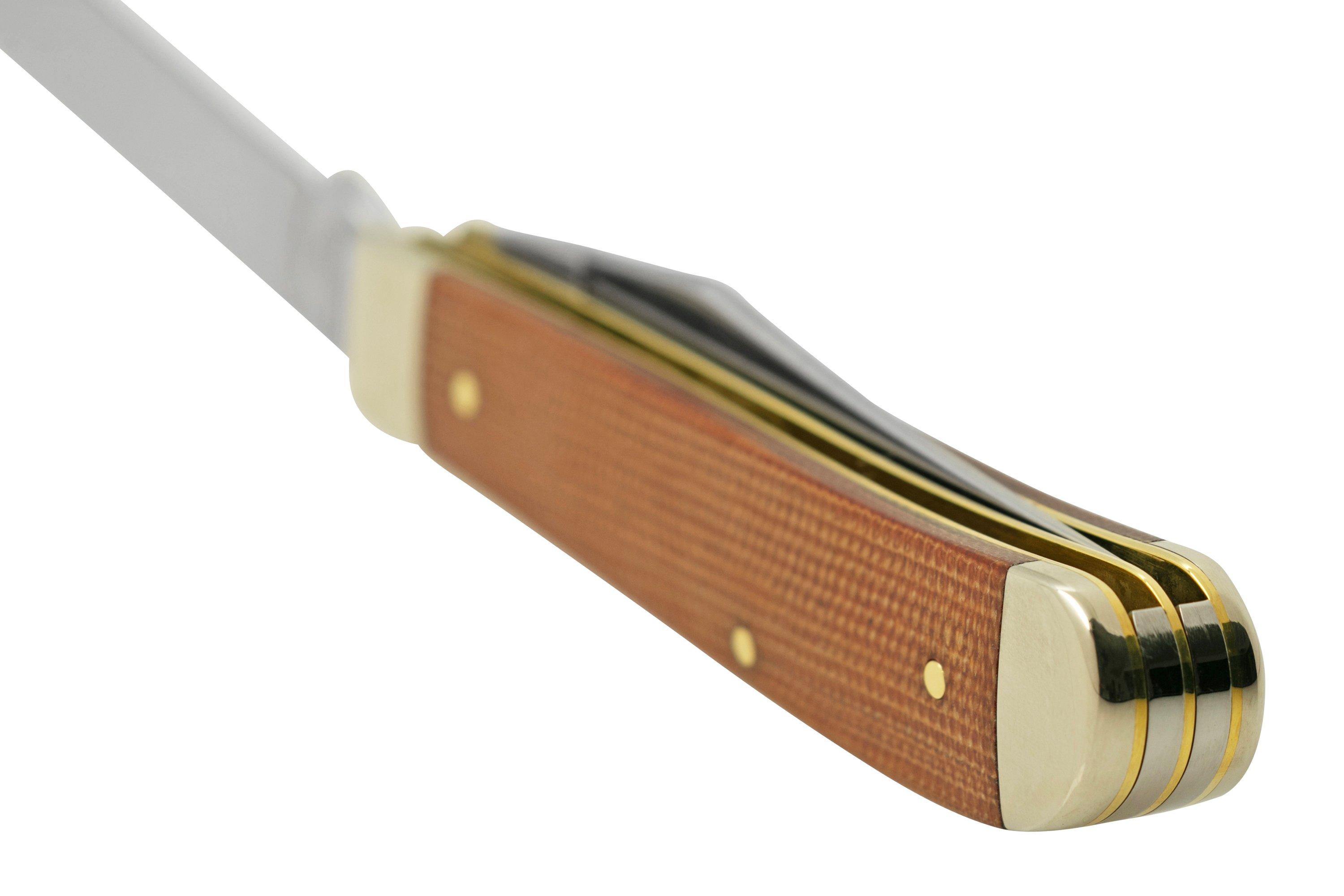 Case Mini Trapper, Smooth Canvas Micarta, 23695, 10207 SS, pocket knife ...