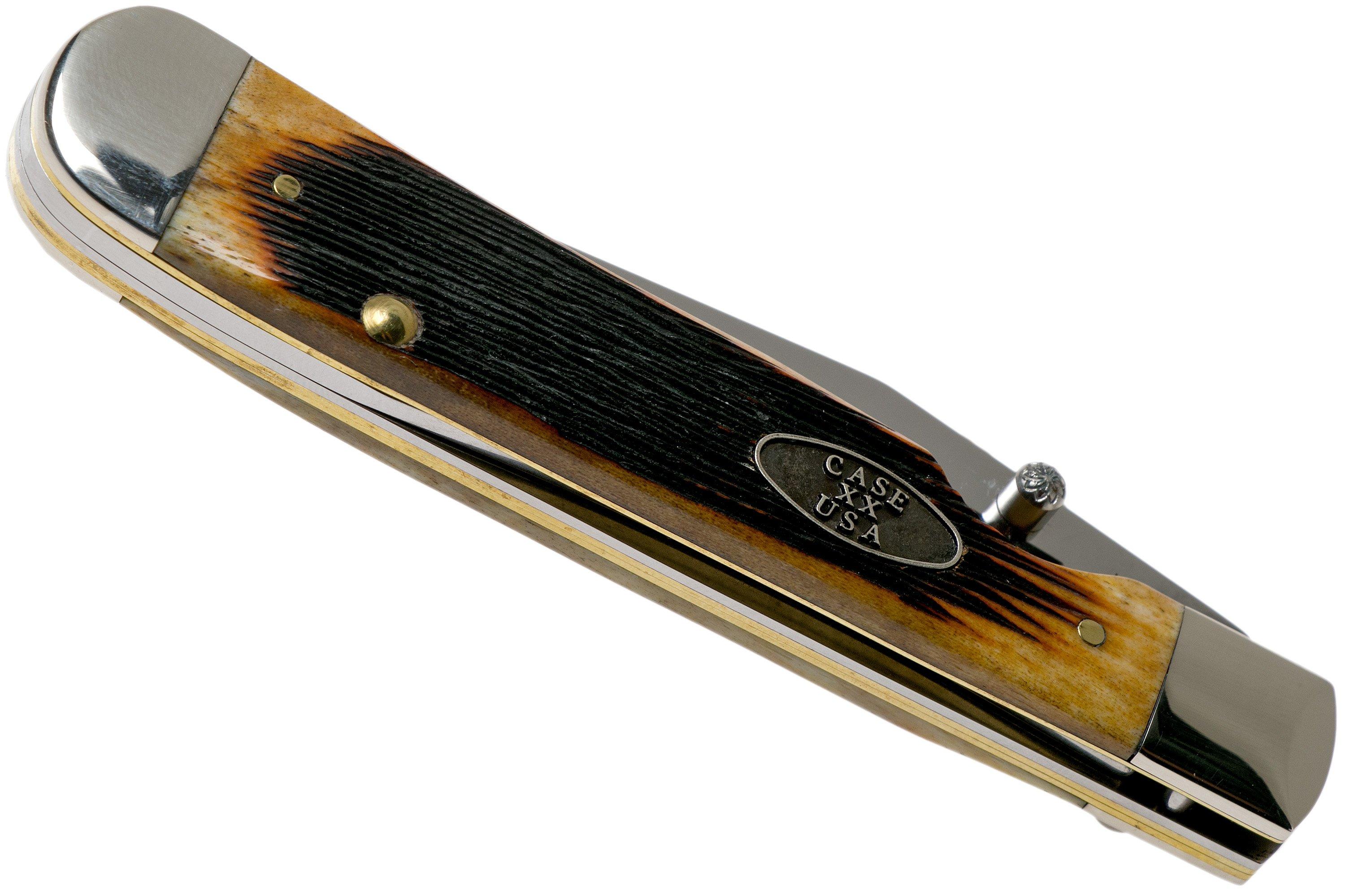 Case Kickstart Antique Bone, Barnboard Jig Trapperlock, 25150, 6154AC ...