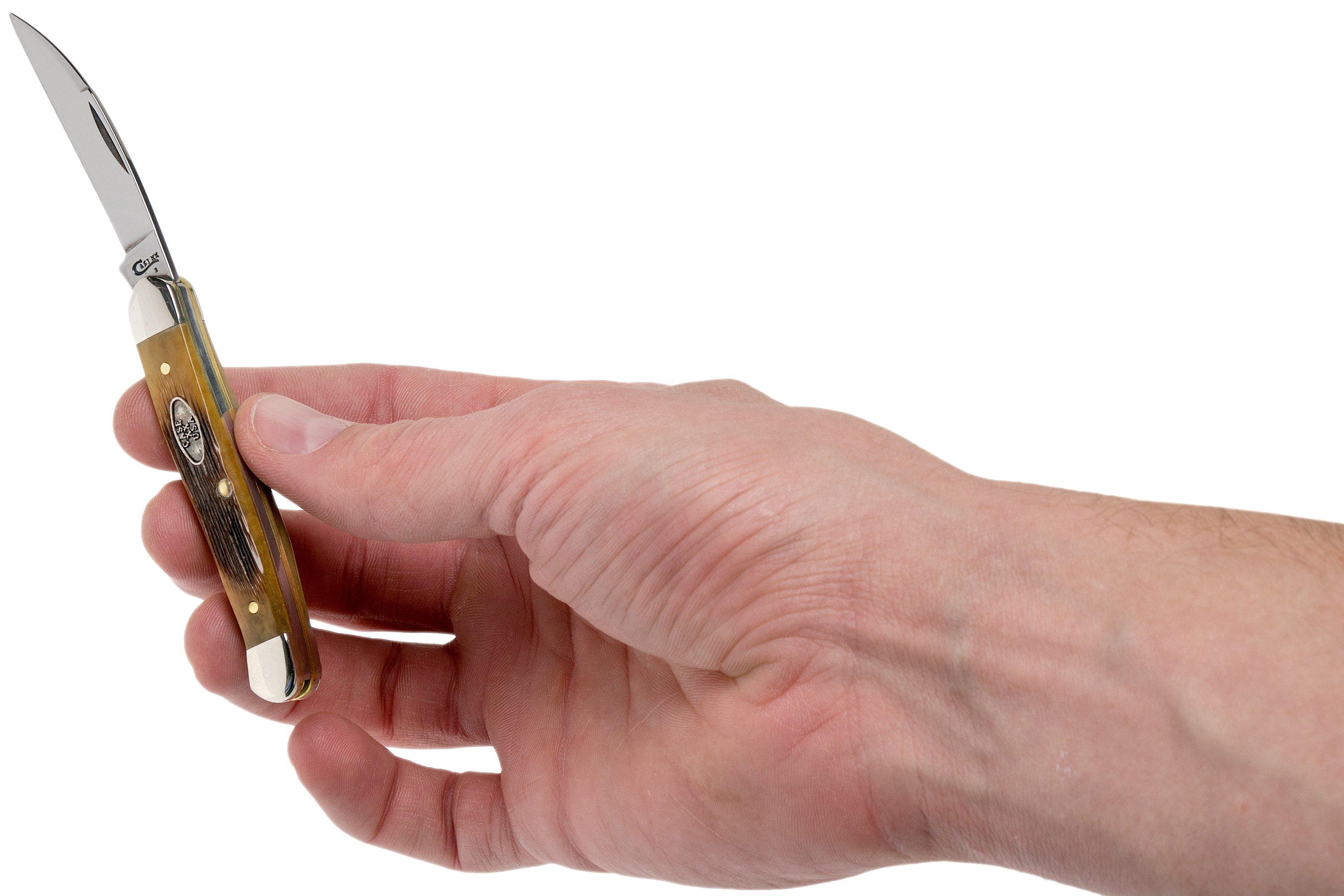 Case Mini Copperhead Antique Bone, Barnboard Jig, 25152, 62109W SS ...