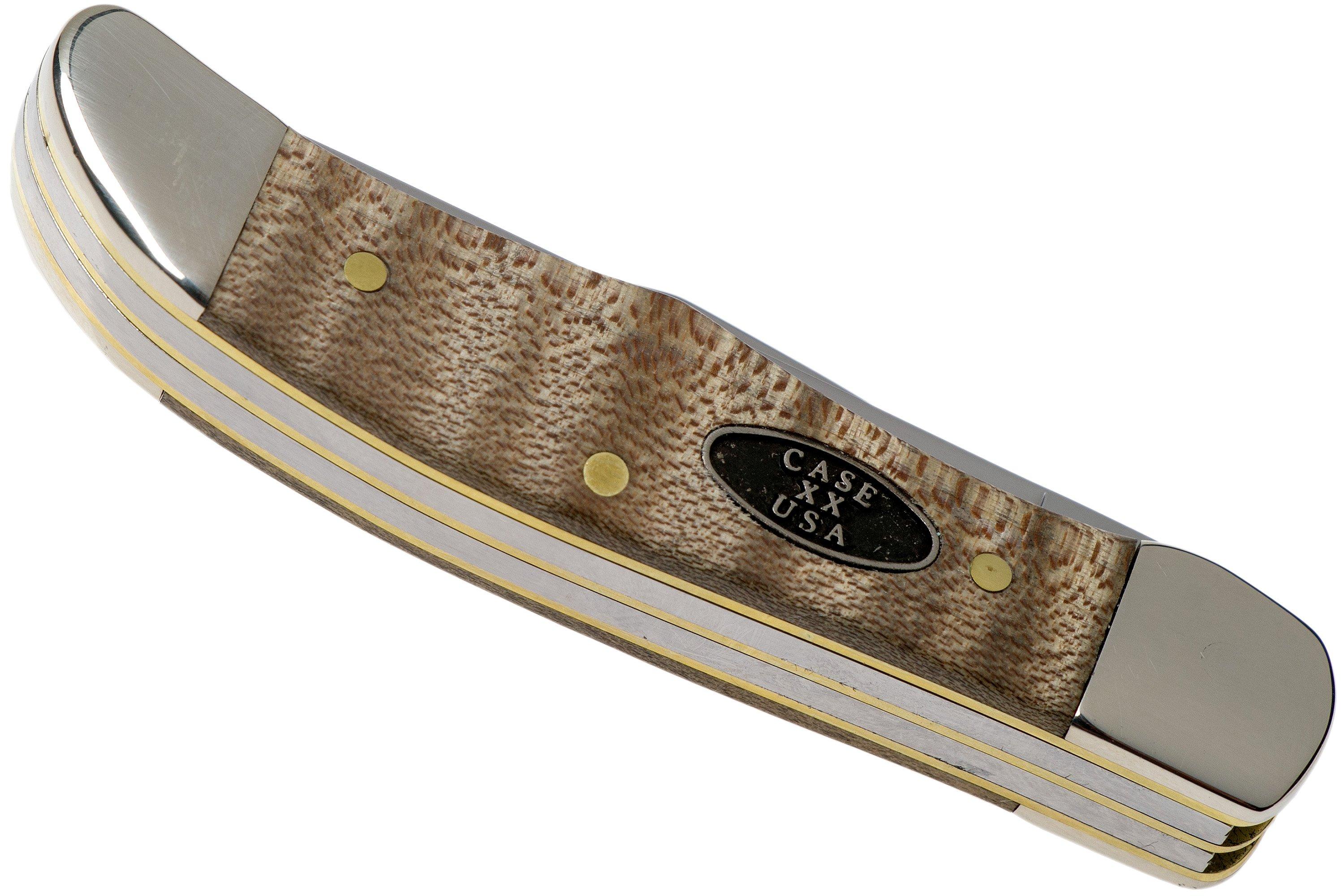 Case Pocket Hunter Natural Curly Maple Smooth, 25941, 72165 SS coltello ...