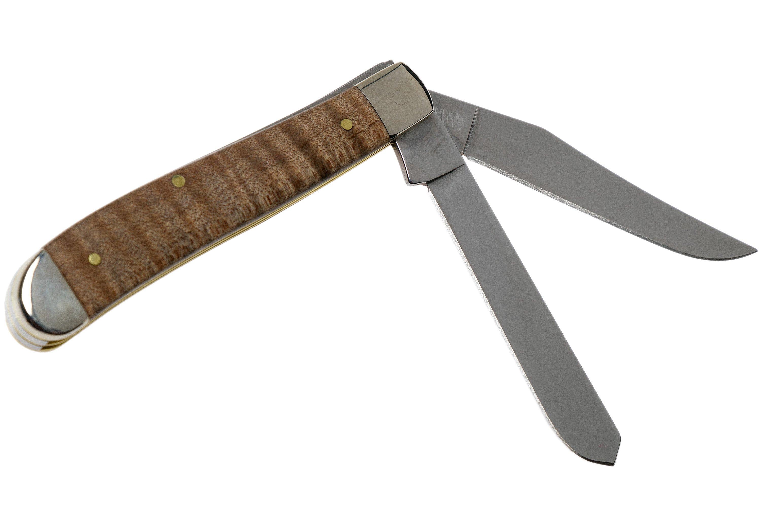 Case Mini Trapper Natural Curly Maple Smooth, 25943, 7207 SS pocket ...