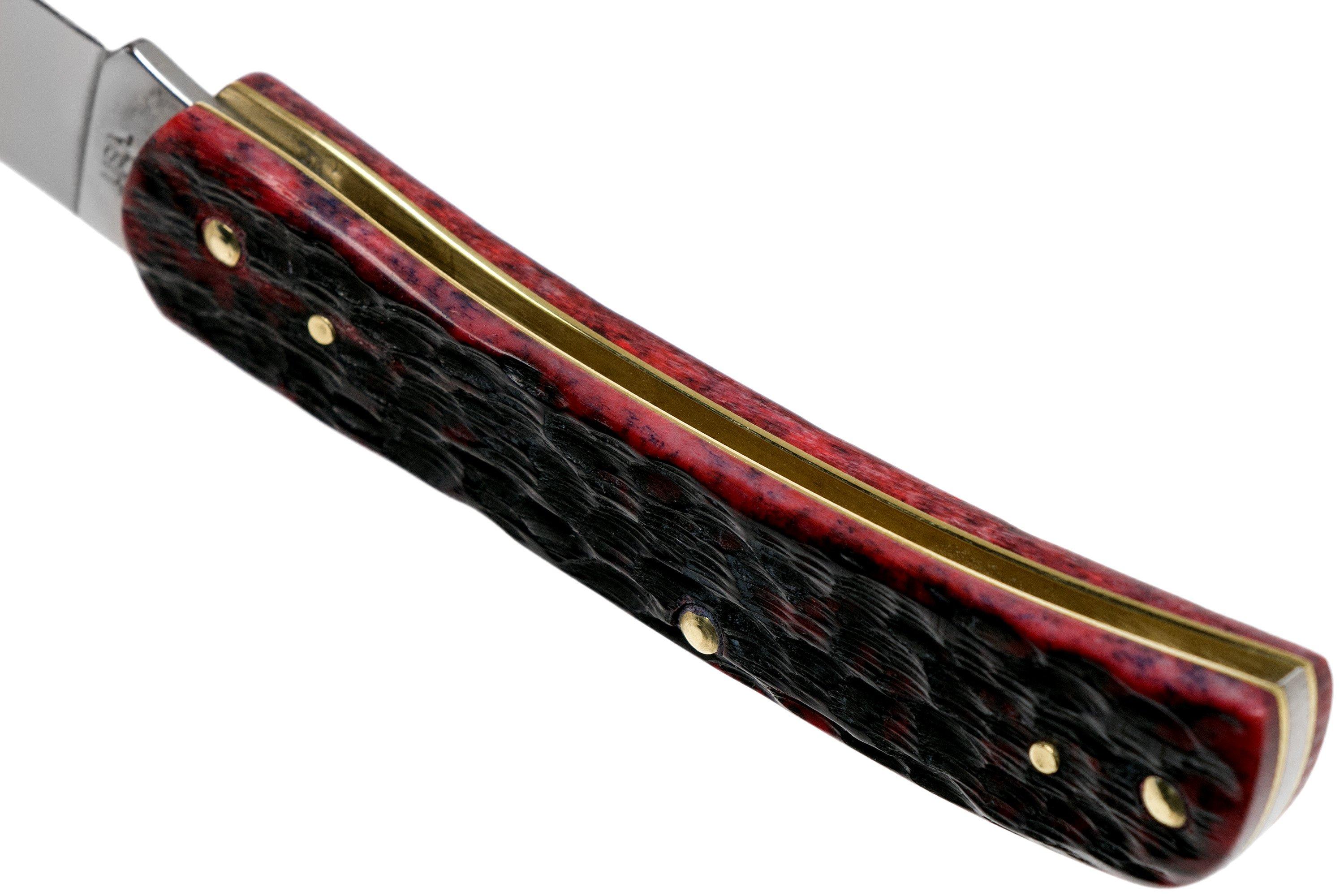 Case Sod Buster Jr Crimson Red Peach Seed Jigged Bone, 27383, 6137 SS ...