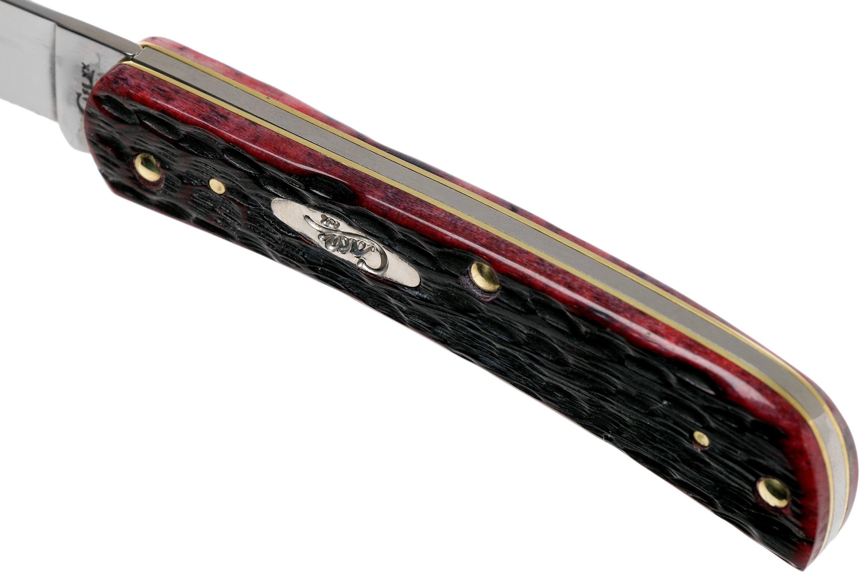 Case Sod Buster Jr Crimson Red Peach Seed Jigged Bone, 27383, 6137 SS ...