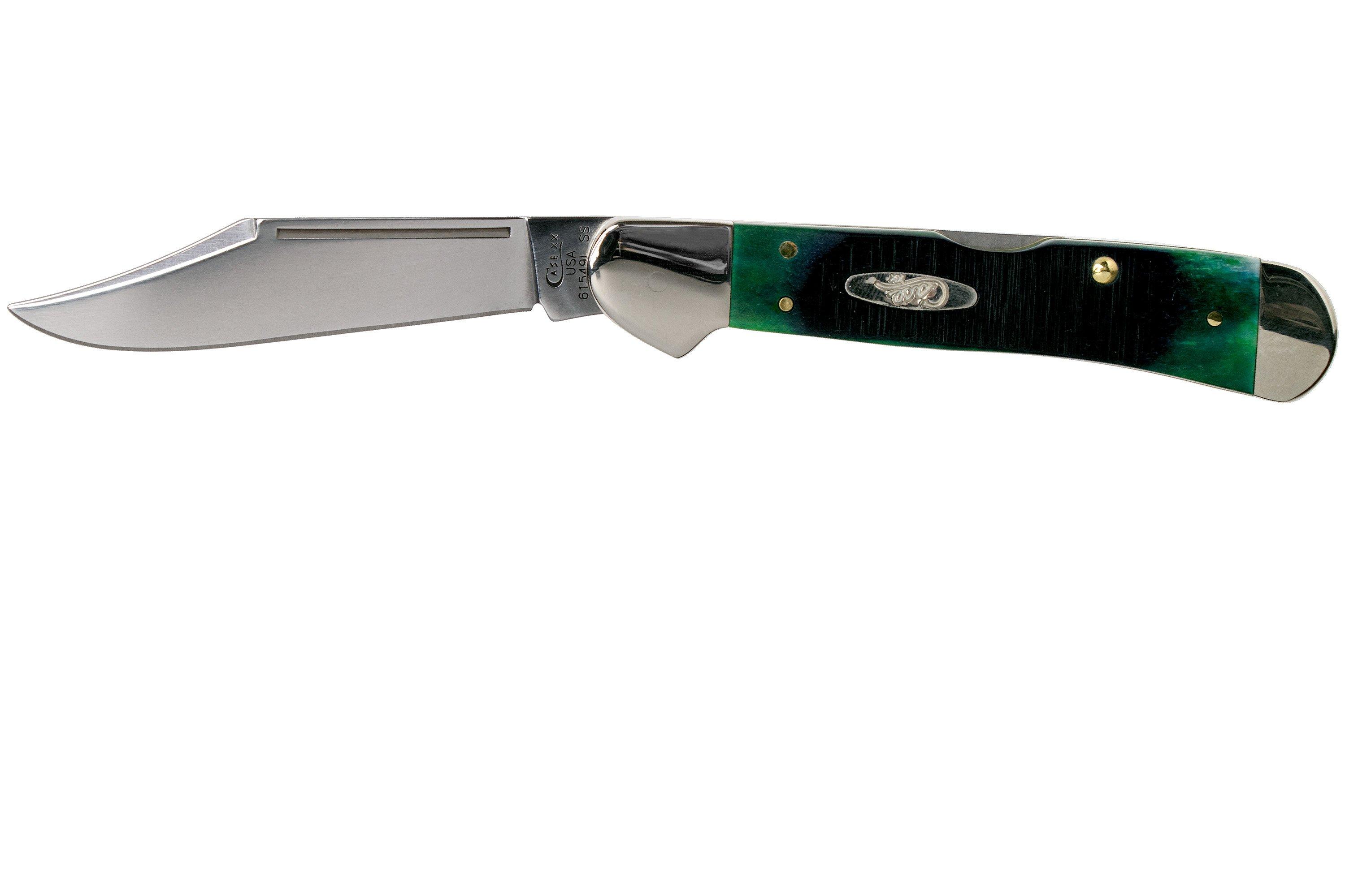 Case Copperlock Hunter Green Bone, Sawcut, 27665, 61549L SS pocket ...