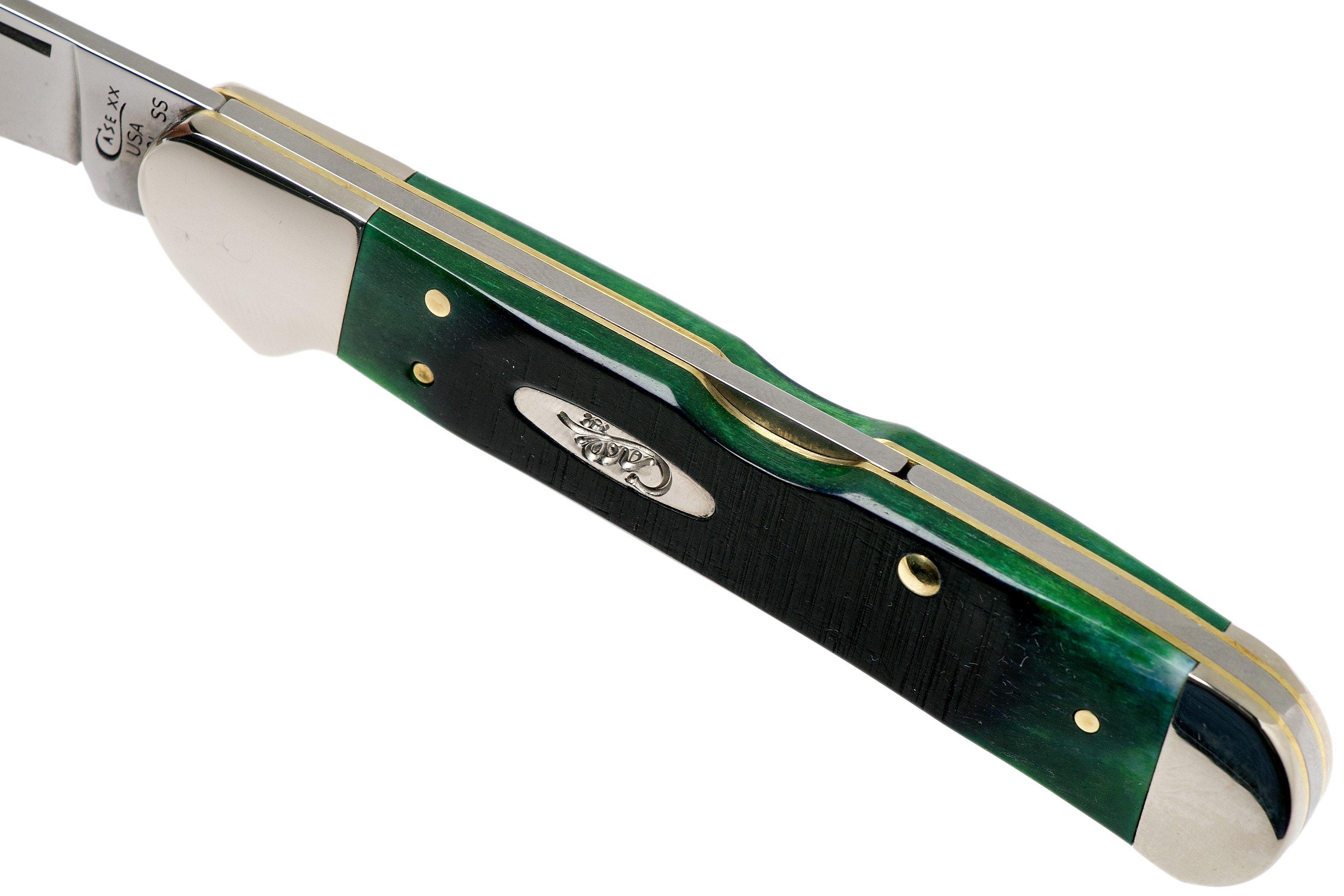 Case Copperlock Hunter Green Bone, Sawcut, 27665, 61549L SS pocket ...