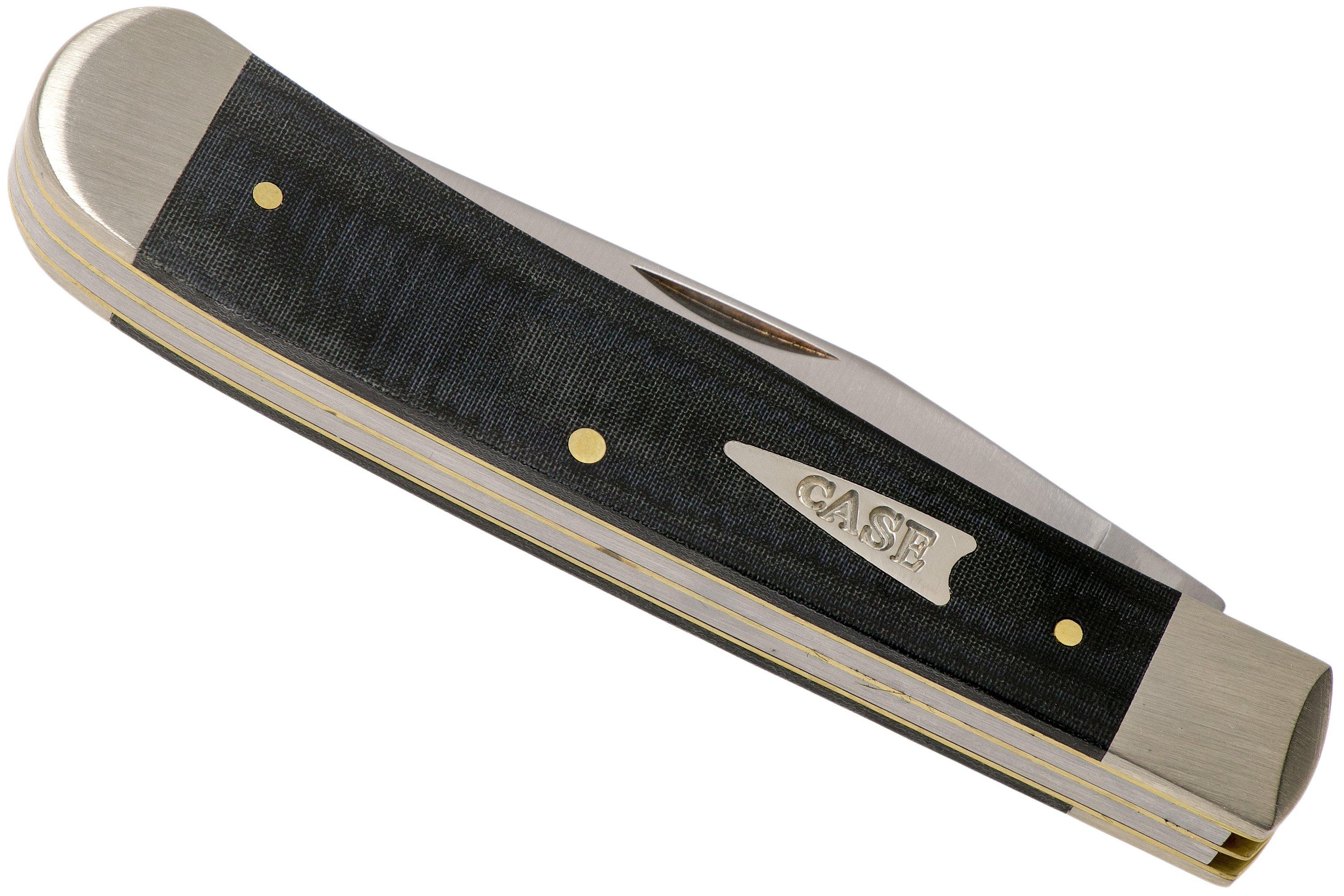 Case Trapper Smooth Black Micarta, 27730, 10254 SS pocket knife ...
