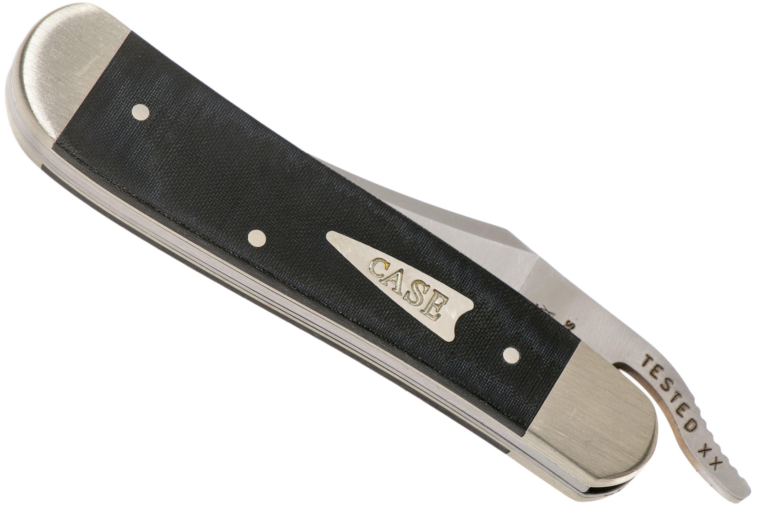 Case Russlock Smooth Black Micarta, 27734, 101953L SS pocket knife ...