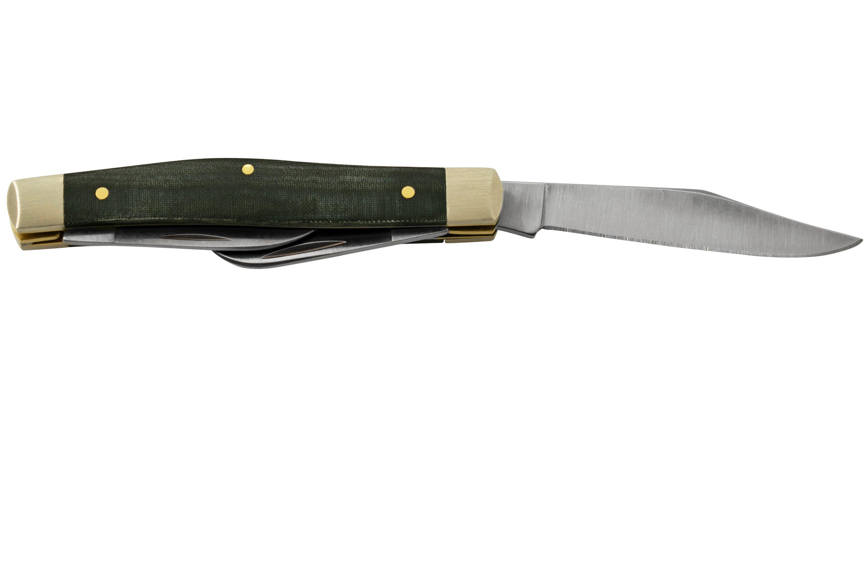 Case Medium Stockman, 27818, Smooth Black Micarta, 10344 SS, pocket ...