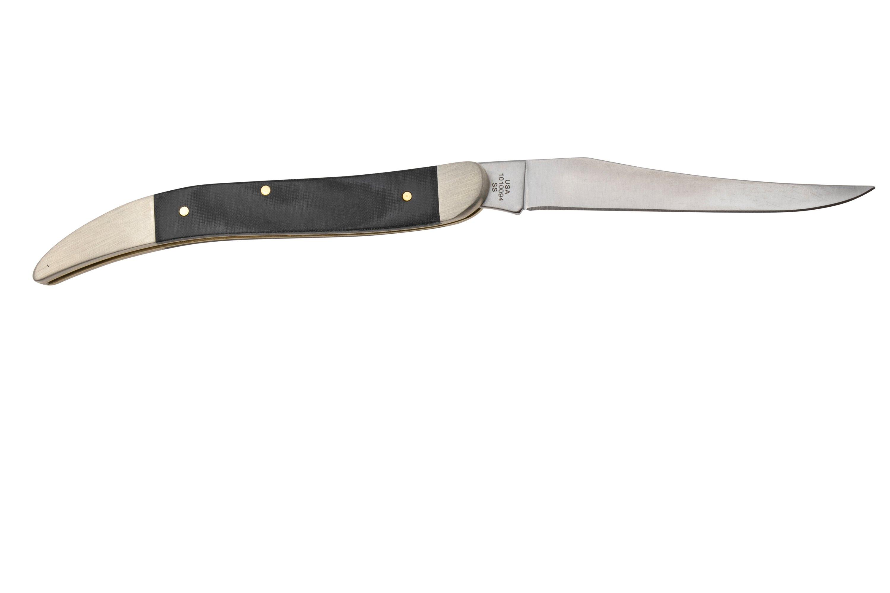 Case Medium Texas Toothpick 27819 Smooth Black Micarta 1010094 SS ...