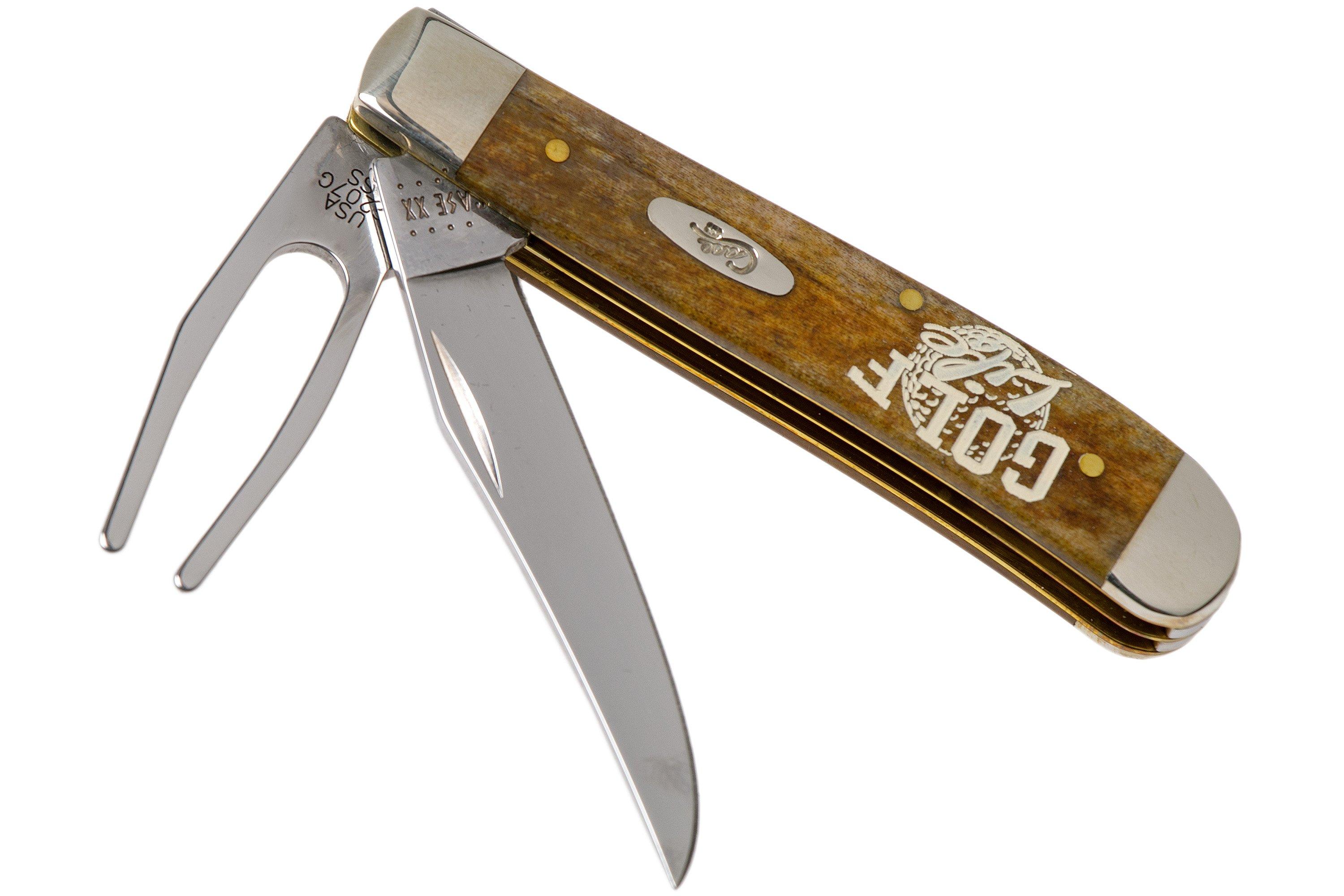 Case Mini Trapper Golfer's Tool Gift Set, Embellished Smooth Antique ...