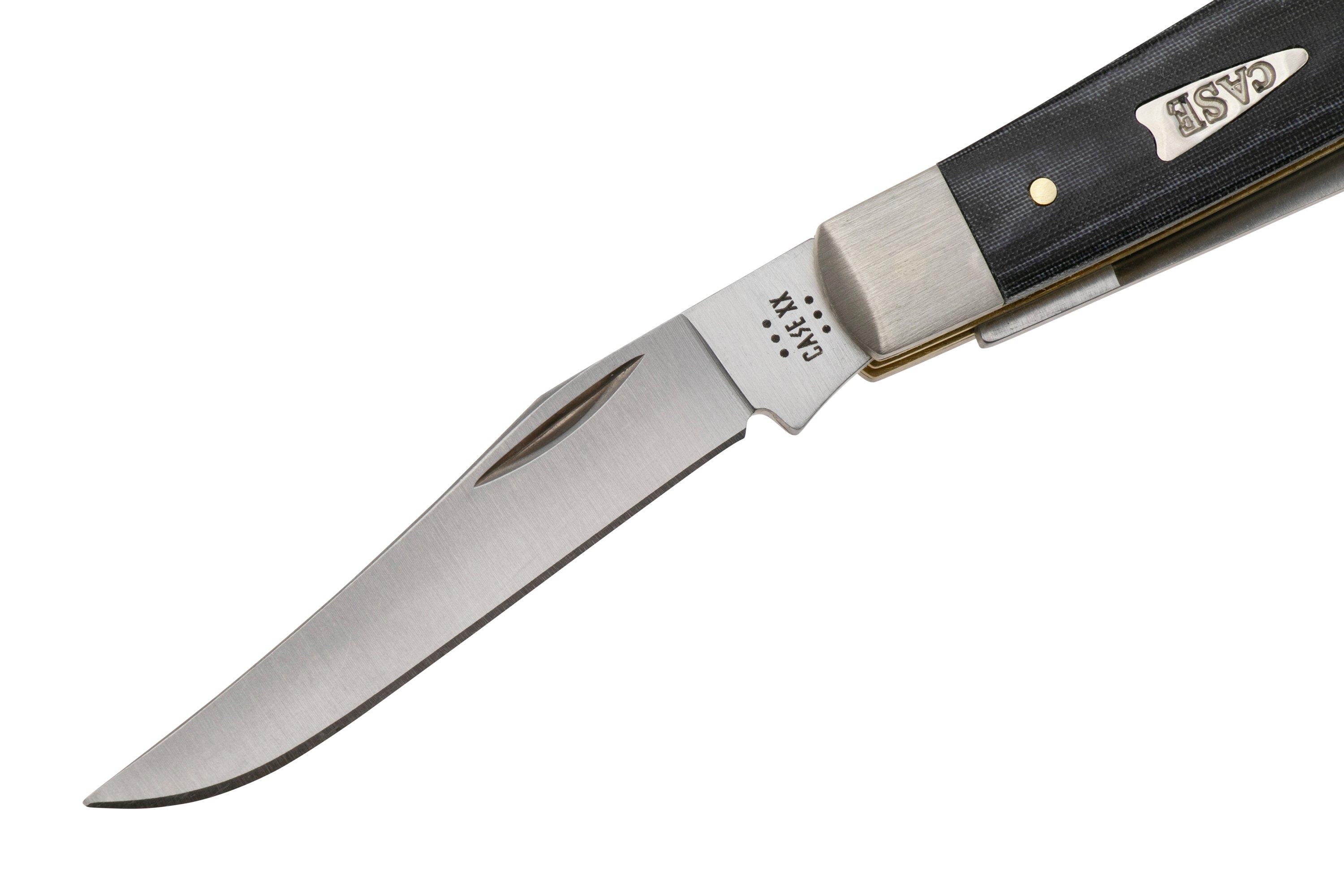 Case Mini Trapper 27822 Smooth Black Micarta 10207 SS, pocket knife ...