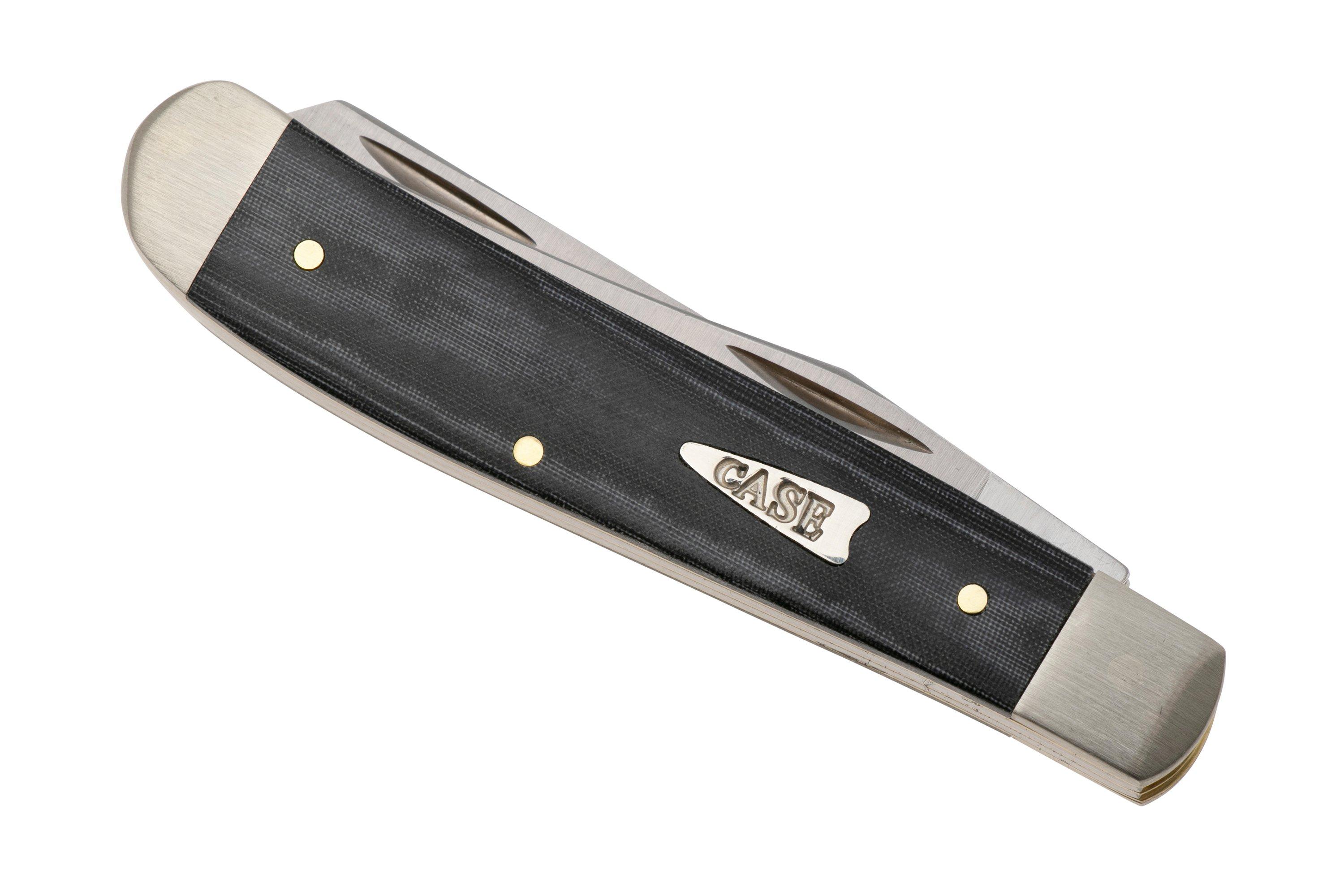 Case Mini Trapper 27822 Smooth Black Micarta 10207 SS, pocket knife ...