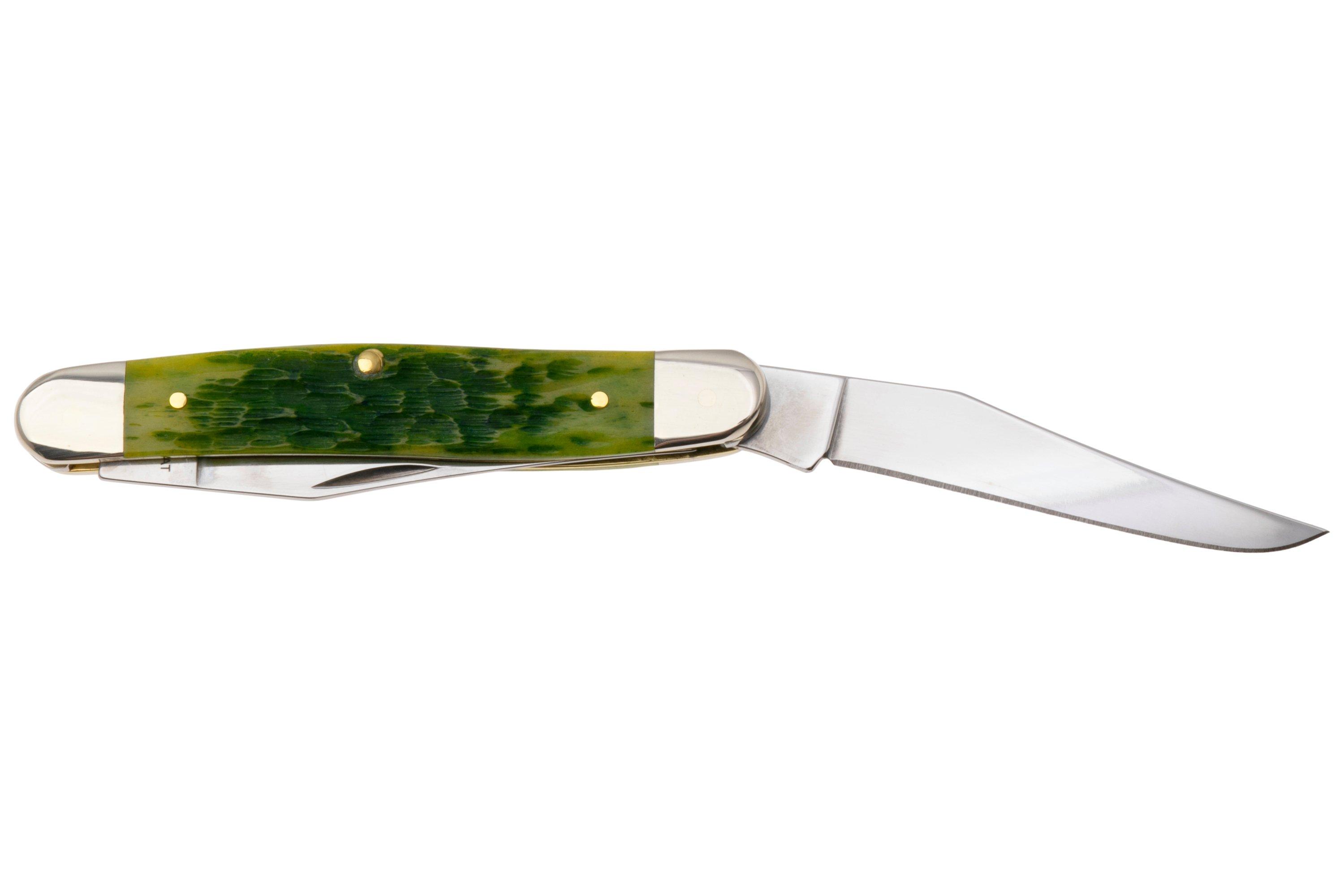 Case Muskrat Green Apple Bone, Peach Seed Jig, 27866, MUSKRAT SS pocket ...