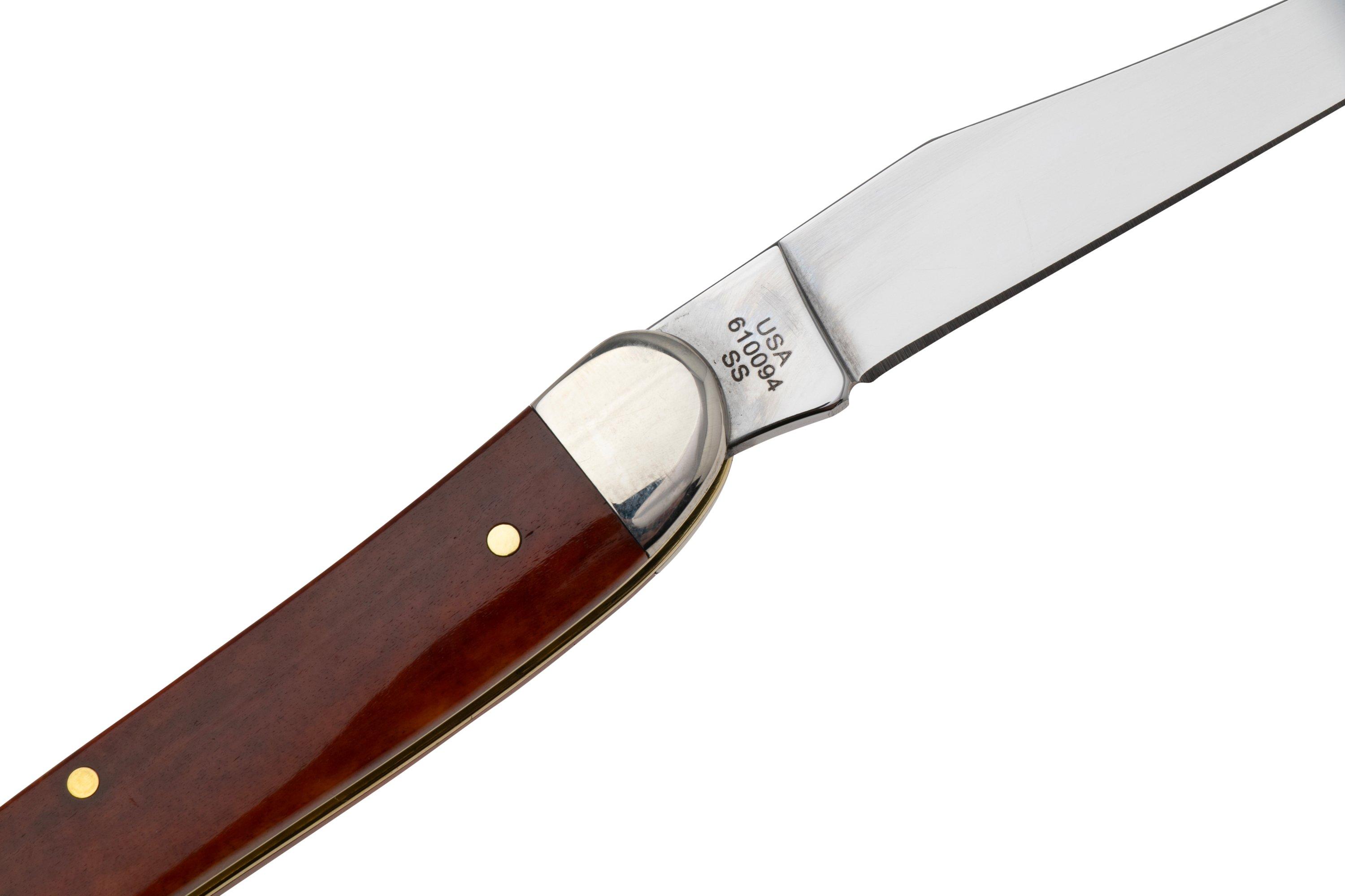 Case Medium Texas Toothpick 28910 Smooth Chestnut Bone 610094 SS pocket ...