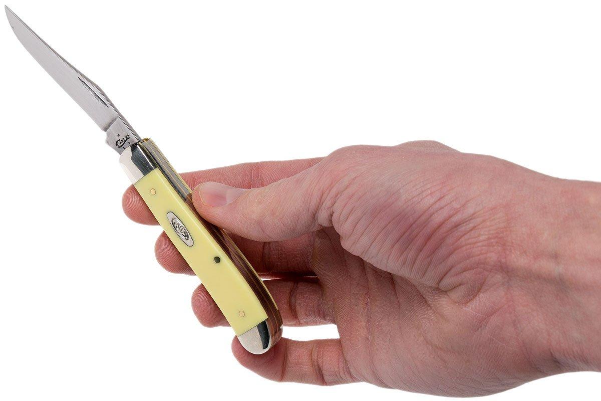 Case Mini Trapper Yellow Synthetic, 00029, 3207 CV pocket knife ...