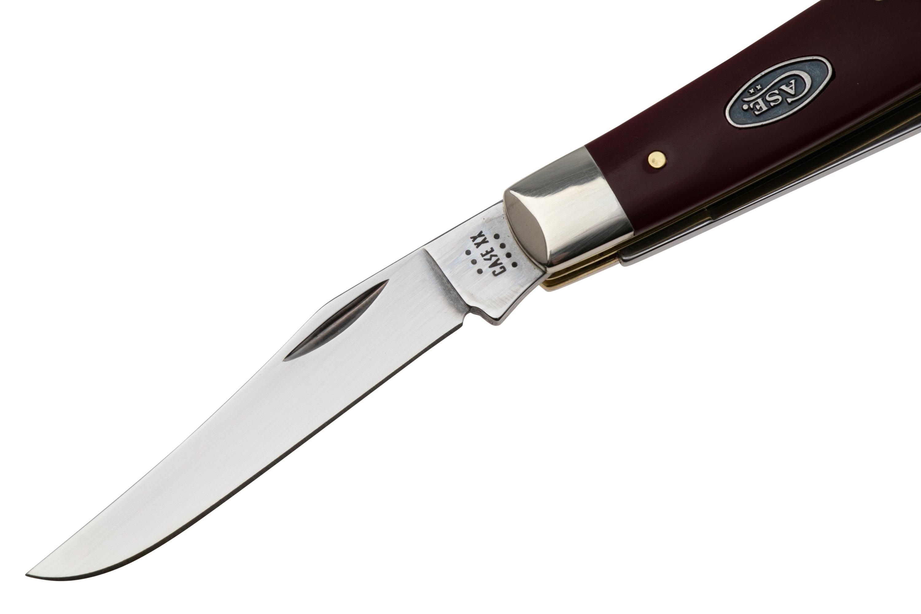Case Mini Trapper 30461 Smooth Mulberry Synthetic 4207 pocket knife ...