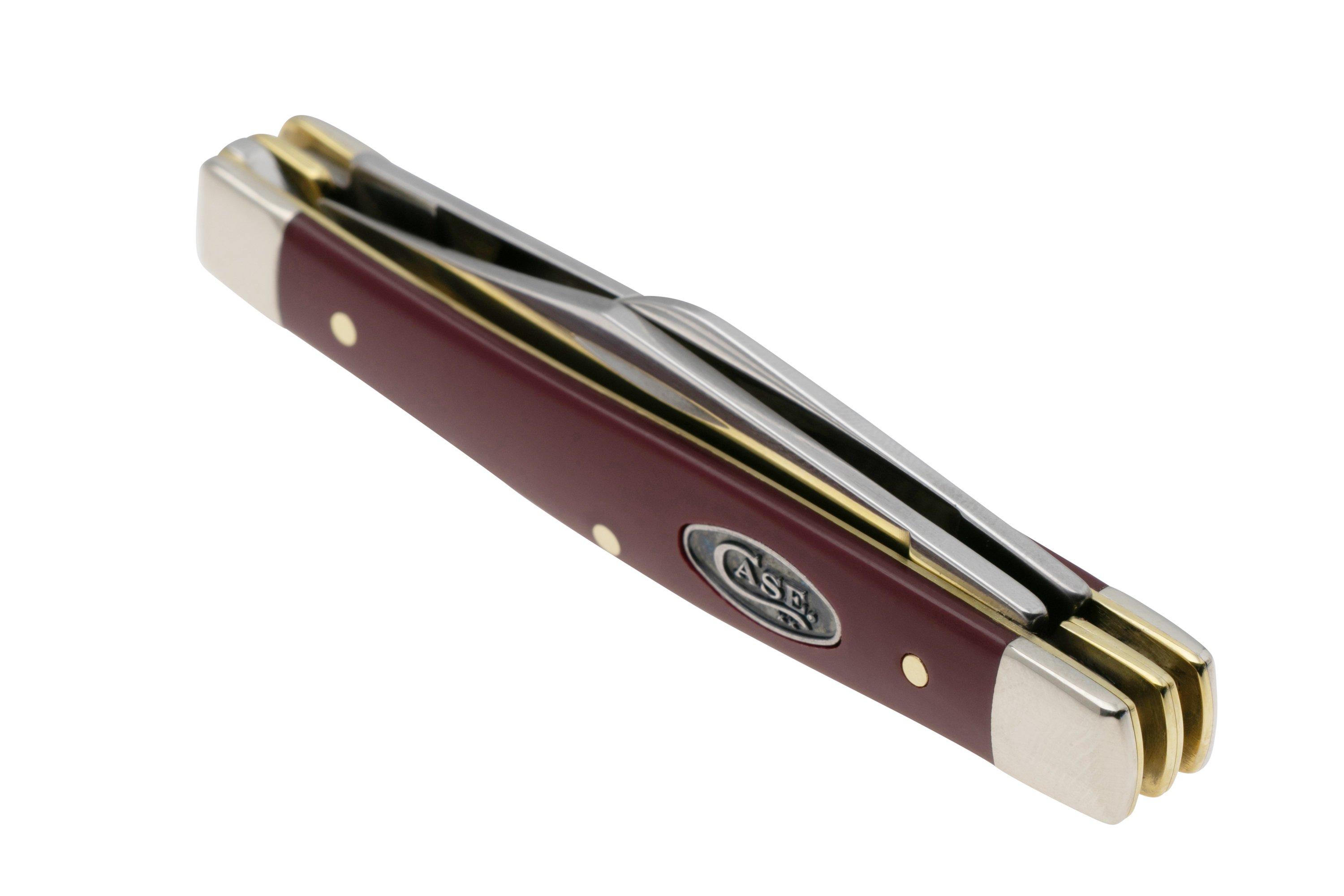 Case Medium Stockman 30465 Smooth Mulberry Synthetic 4344 SS pocket ...