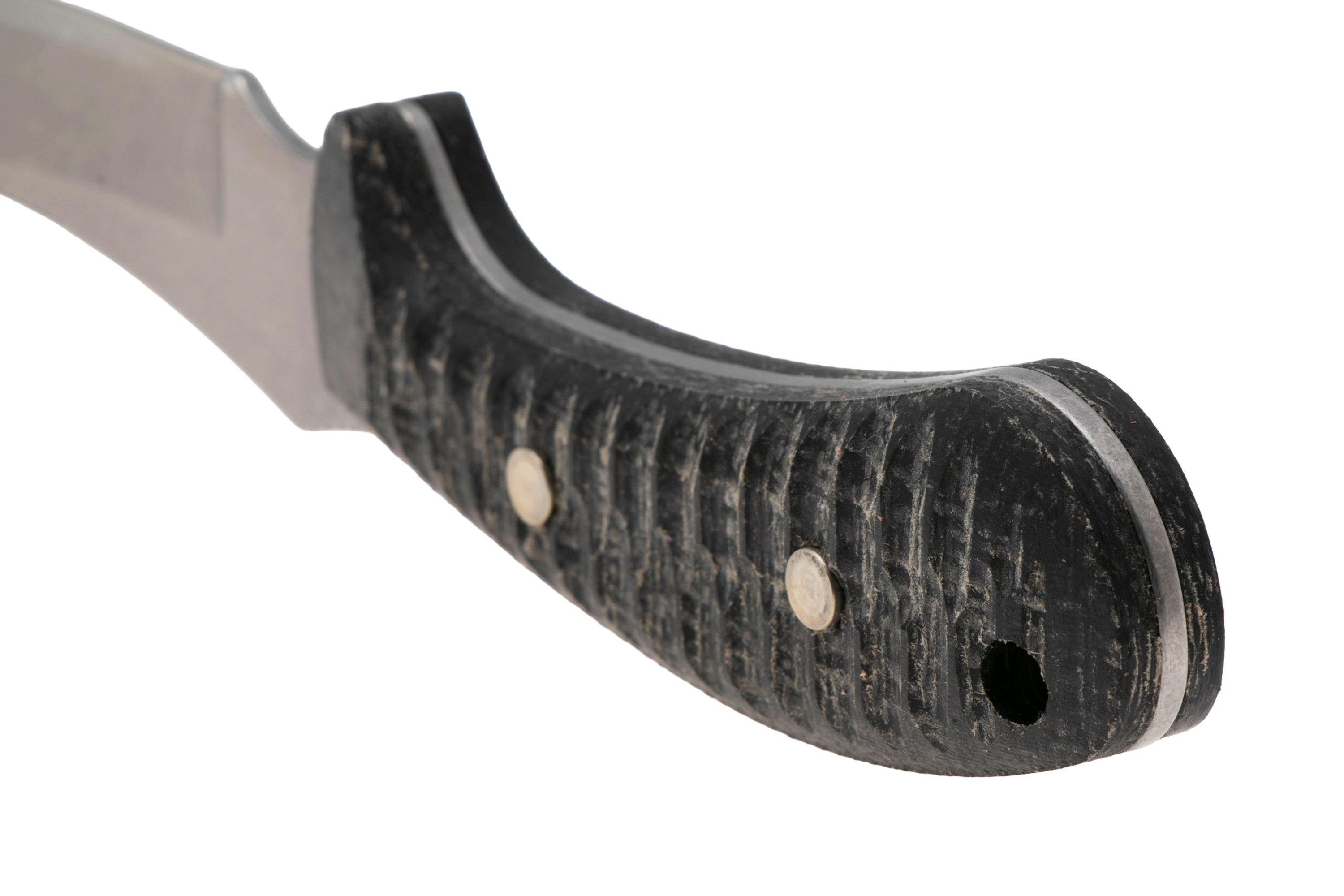 Case Ridgeback Hunter 30593, Stonewashed Stainless Steel, Black Burlap ...