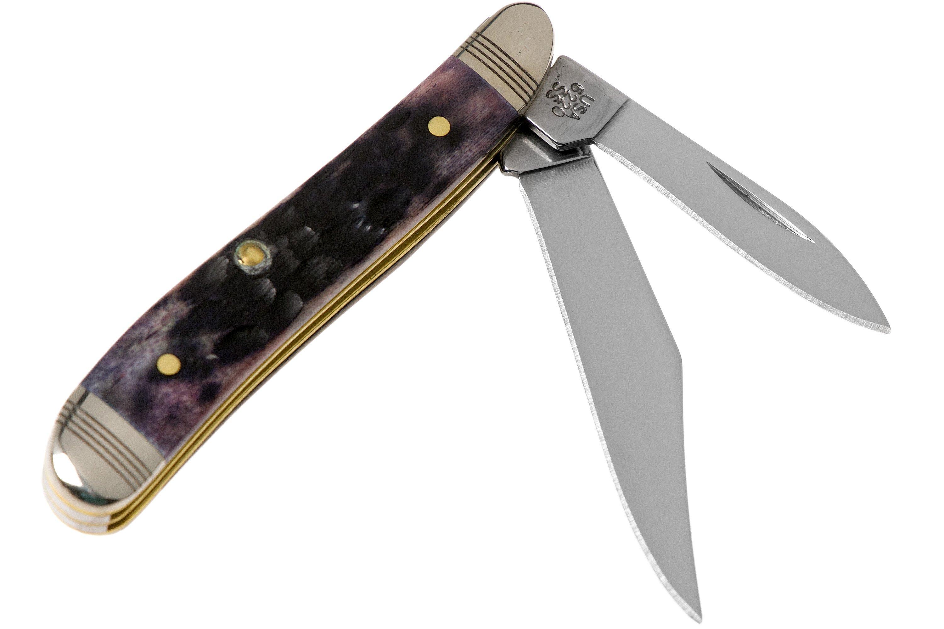 Case Peanut Purple Bone, Standard Jig, 31623, 6220 SS pocket knife ...