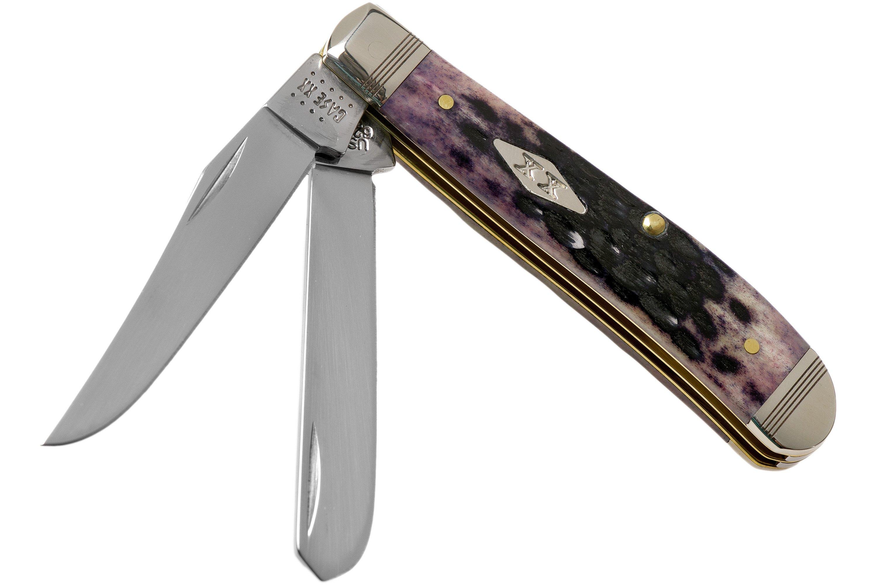 Case Mini Trapper Purple Bone, Standard Jig, 31624, 6207 SS pocket ...