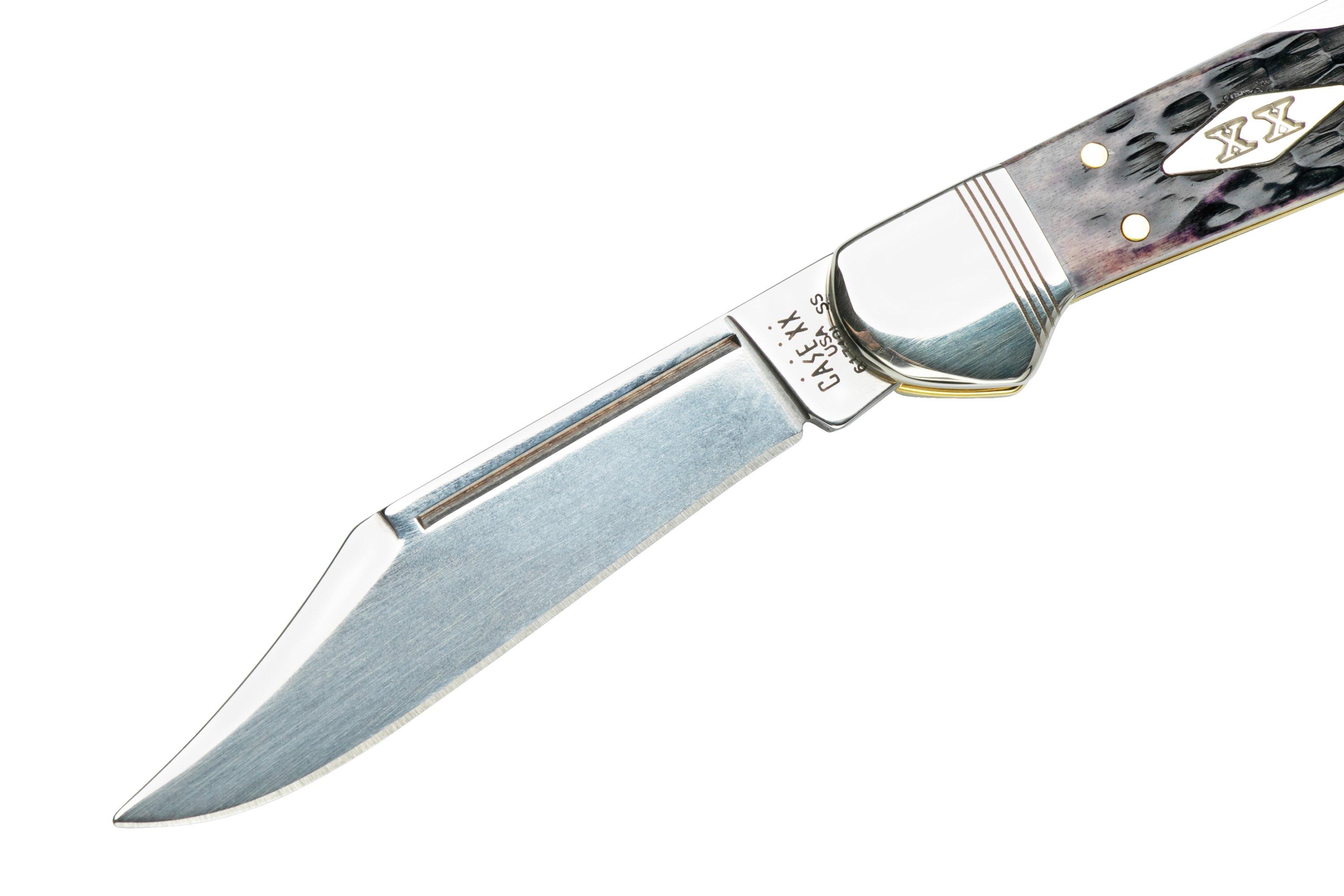 Case Mini Copperlock Purple Bone, Standard Jig, 31625, 61749L SS navaja ...