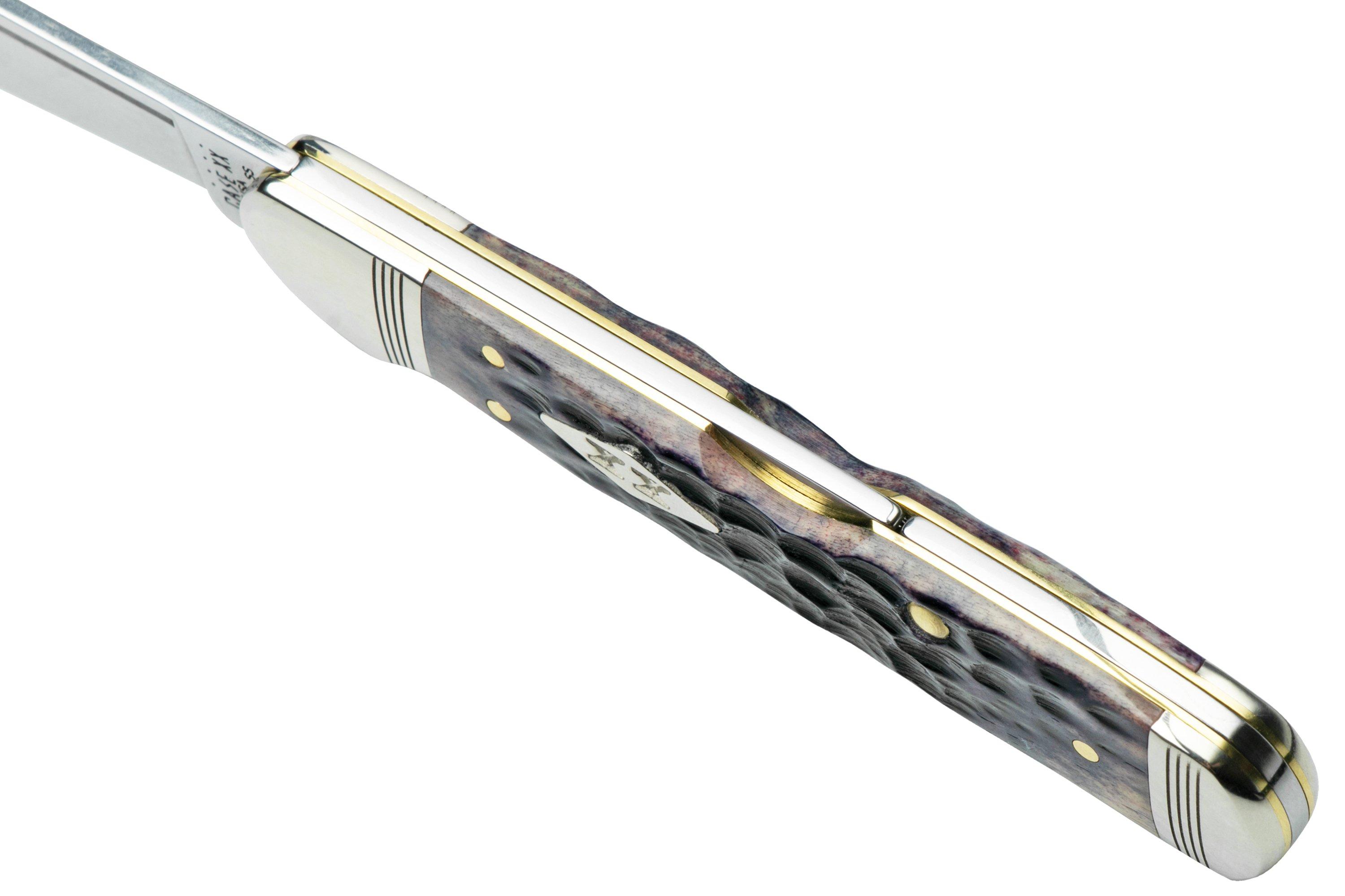 Case Mini Copperlock Purple Bone, Standard Jig, 31625, 61749L SS navaja ...