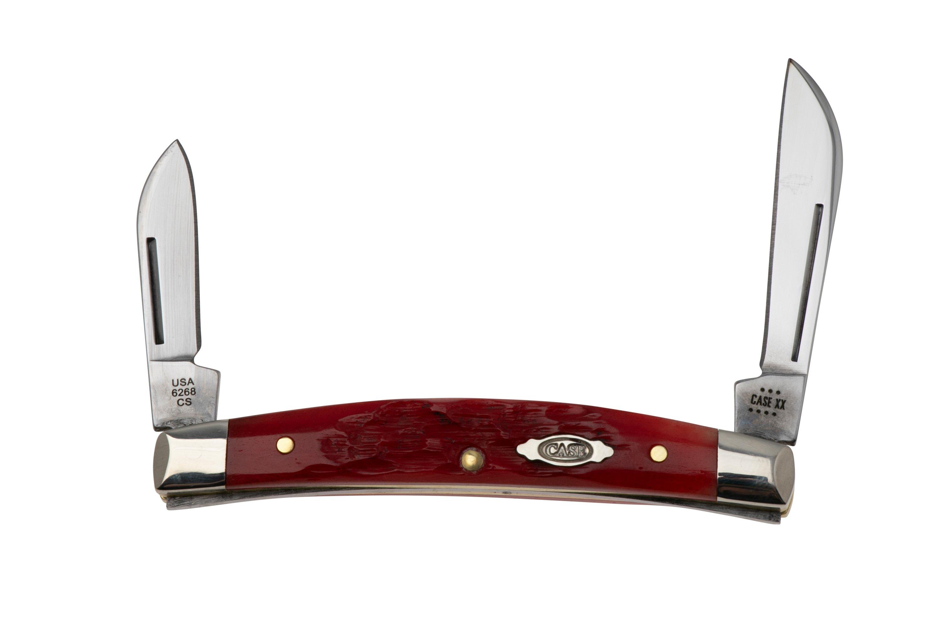 Case Small Congress 31949 Dark Red Bone, Peach Seed Jig 6268 CS ...